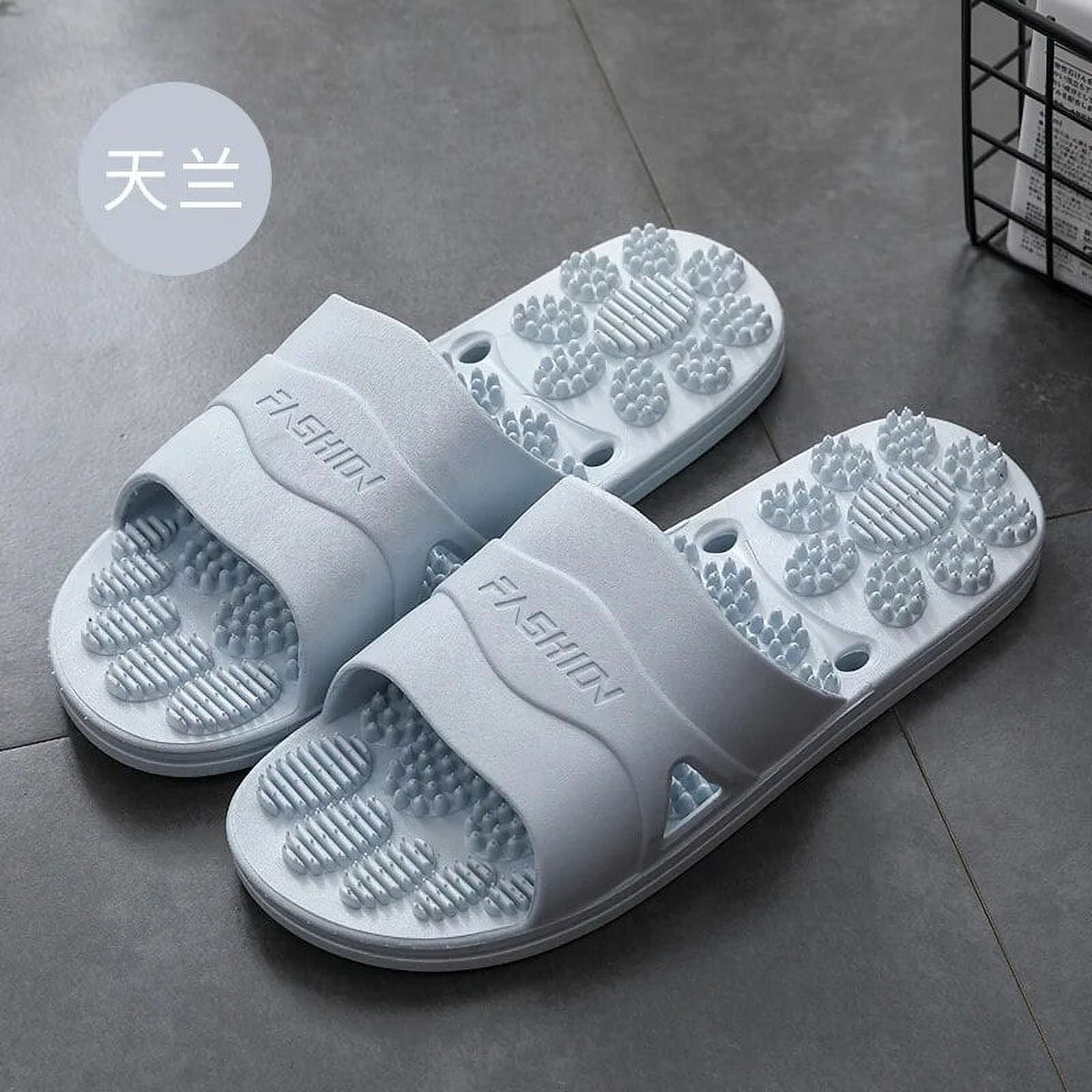 WaterLeaky Bathroom Slippers Massage sole Quick-drying Shower Hollow ...