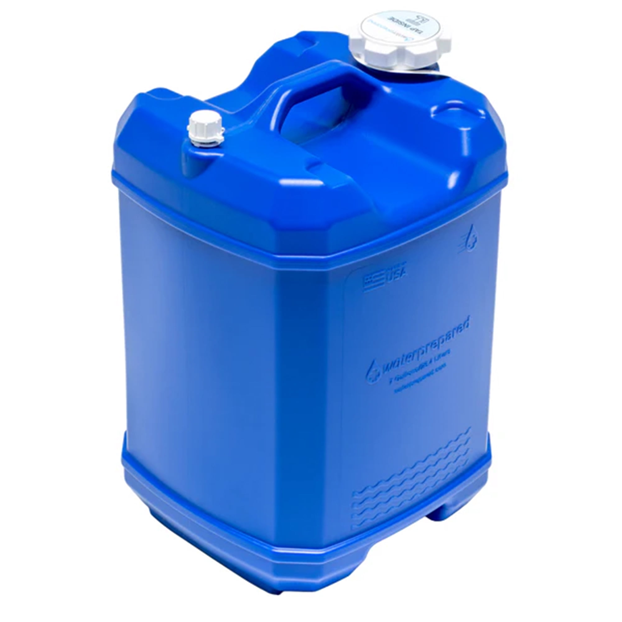 WaterPrepared ReadyJug 7 Gal Stackable Water Storage Container with ...