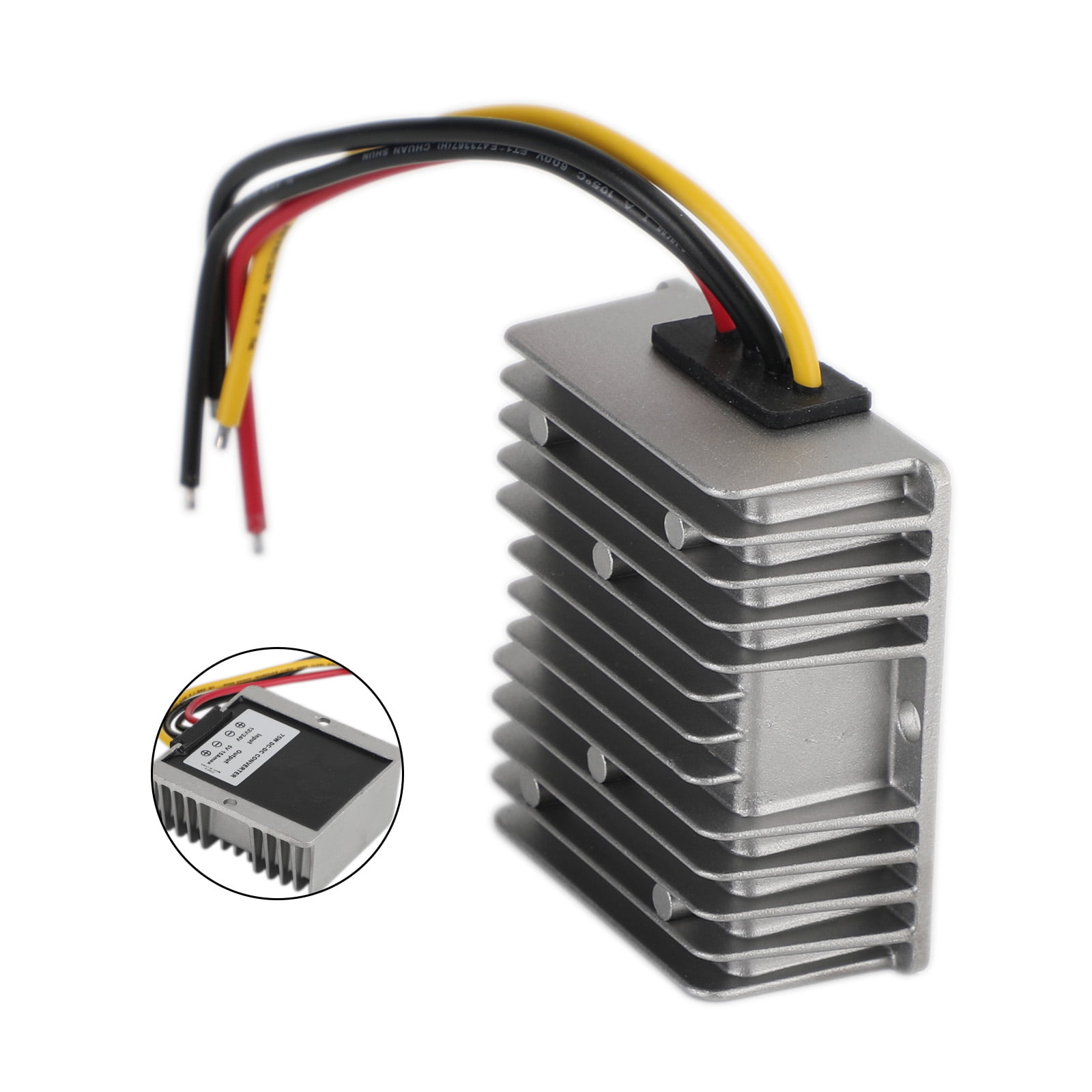 WaterProof 12V/24V to 5V 15A 75W Step Down DC/DC Power Converter ...