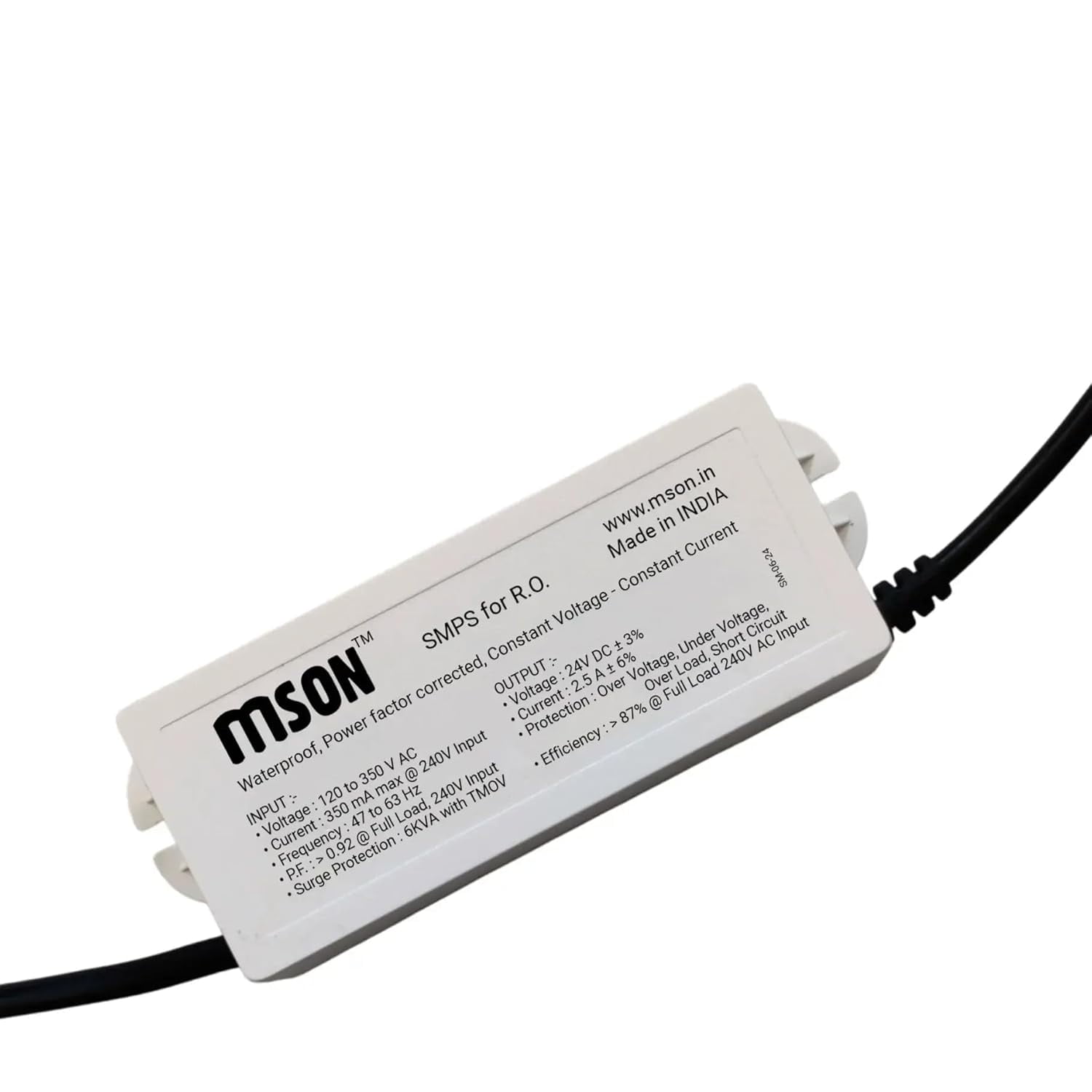 WaterProof RO SMPS Power Supply 24v 25amp Adapter with Constant Current ...