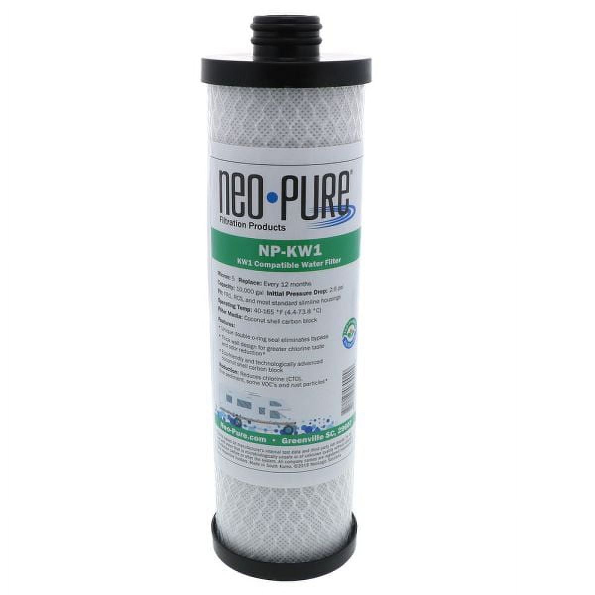 Neo Pure WaterPur™ KW1 Replacement RV Water Filter by Neo-Pure NP-KW1 ...