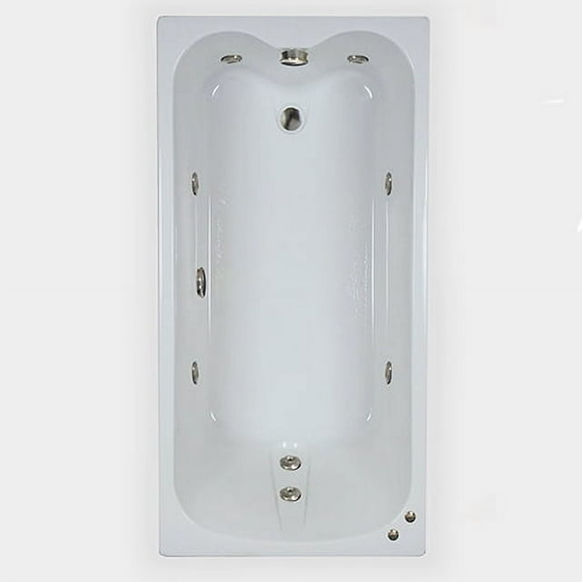 WaterTech Acrylic 60 in. x 32 in. Ultra Reversible Drain Drop-In ...