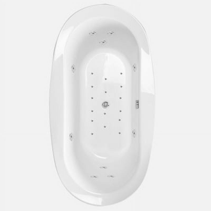 WaterTech Acrylic 66 in. x 36 in. Drop-In Whirlpool and Air Bath ...