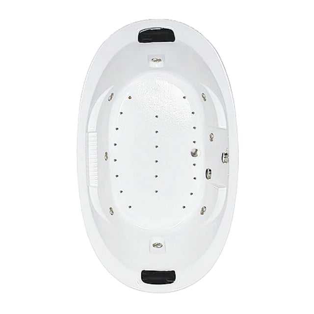 WaterTech Acrylic 84 in. x 46 in. Drop-In Whirlpool and Air Bath ...