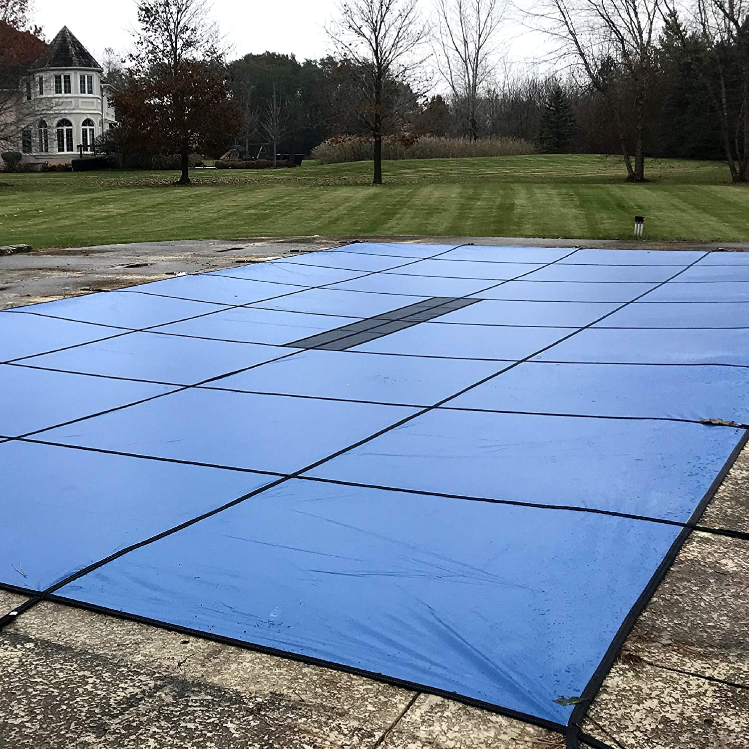 WaterWarden Inground Mesh Pool Safety Cover for a 30’ x 40’ Rectangle ...