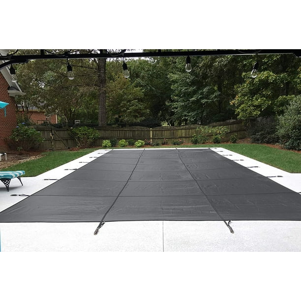 WaterWarden in-Ground Pool Safety Cover Fits 16’ x 32’ Rectangle Pool ...