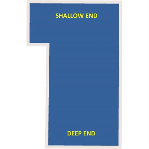 WaterWarden in-Ground Pool Safety Cover Fits 18’ x 36’, Left Step, UL ...