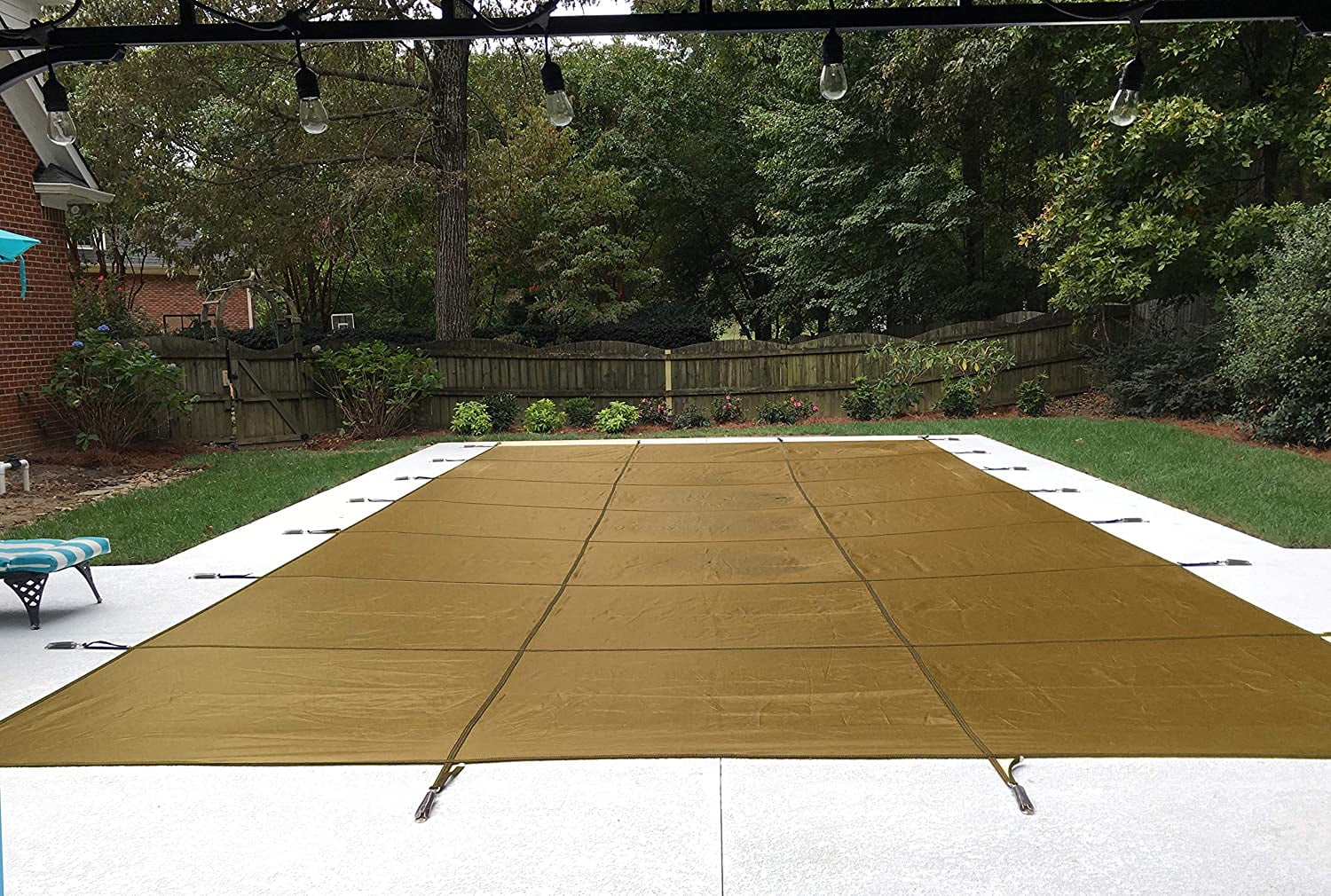 WaterWarden in-Ground Pool Safety Cover Fits 20’ x 40’ Rectangle Pool ...