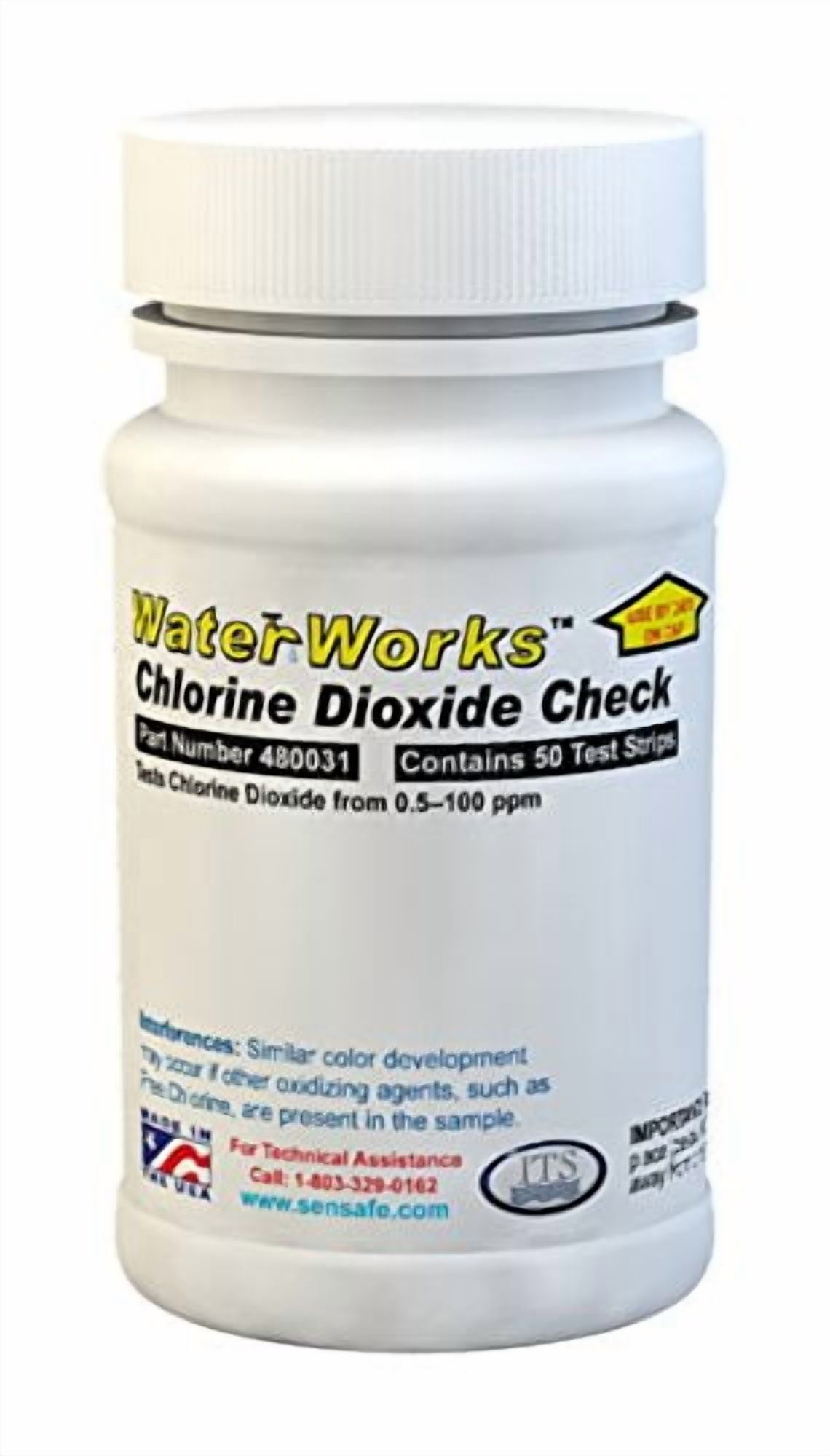 WaterWorks Chlorine Dioxide Test Strip, 50 Tests, ITS 480031 - Walmart.com