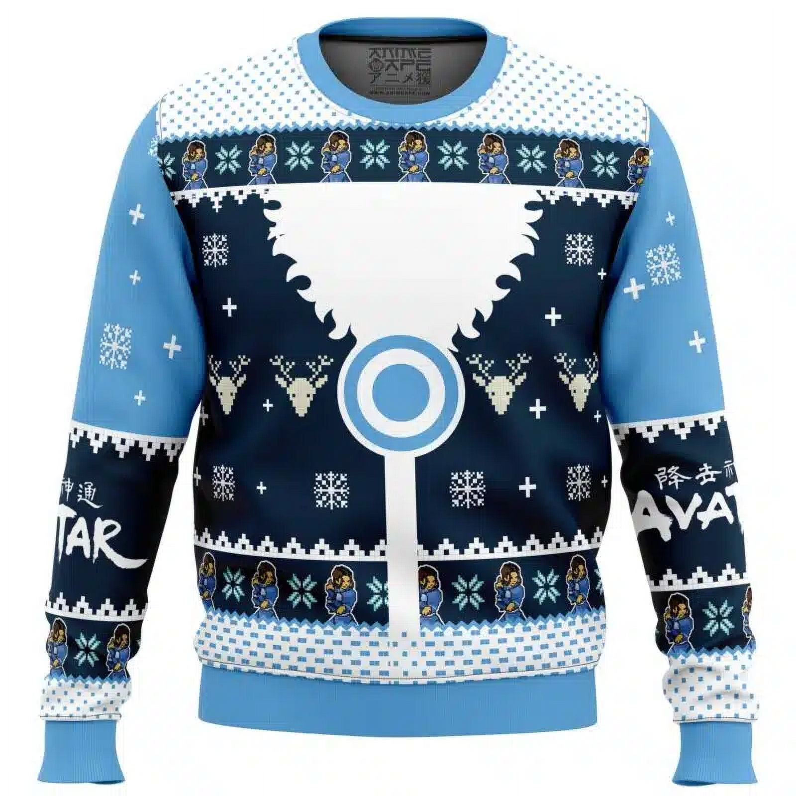 Waterbenders Water Tribe Avatar Ugly Christmas Sweater - Walmart.com