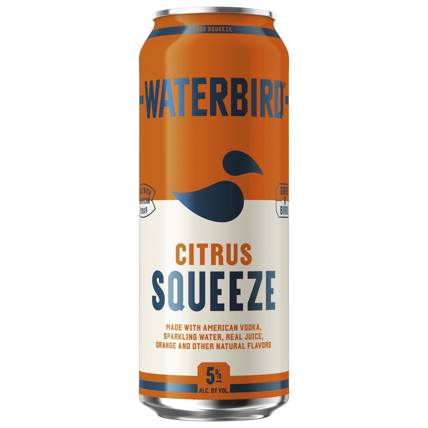 Waterbird Vodka Citrus Squeeze Cocktail, 24oz Can, 5% ABV - Walmart.com
