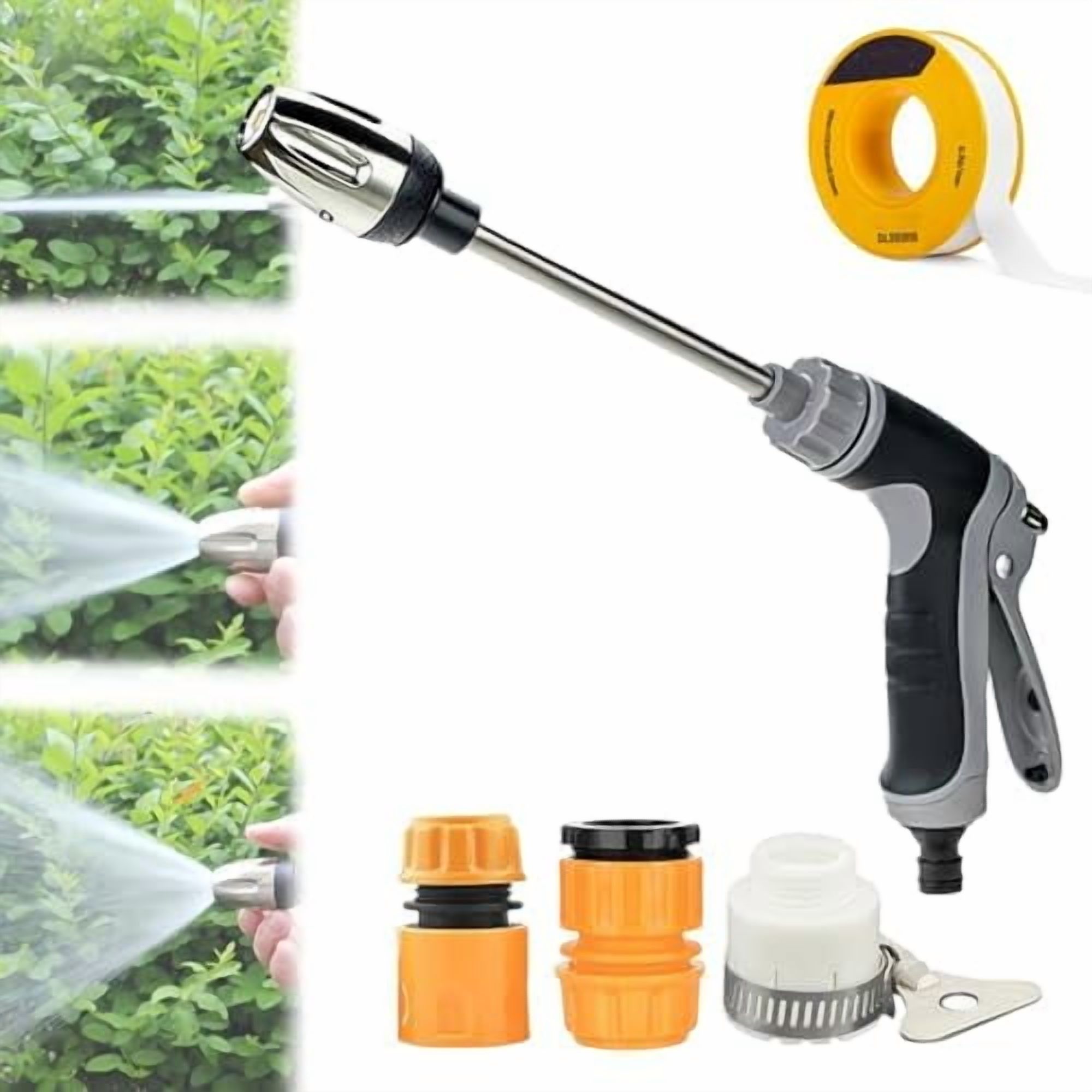 Waterblitz Pressure Washer with 3-Way Adjustable Nozzle, Turn Any Hose ...
