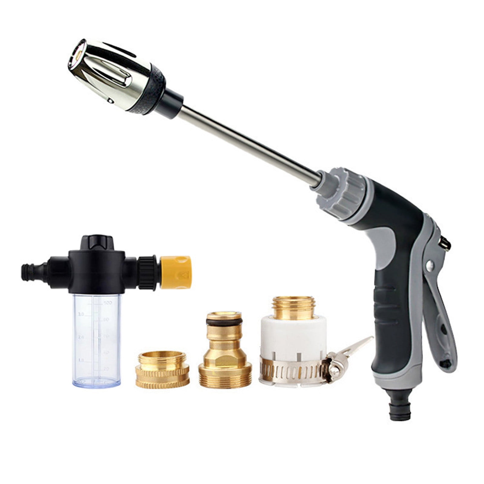 Waterblitz Pressure Washer Nozzle - High Pressure Water Gun with 360 ...
