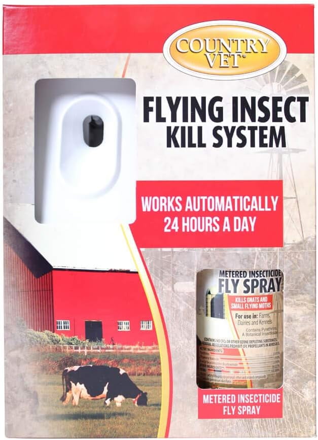 Waterbury Country Vet Flying InsectKill System-24 Hour Control, Brown/A ...