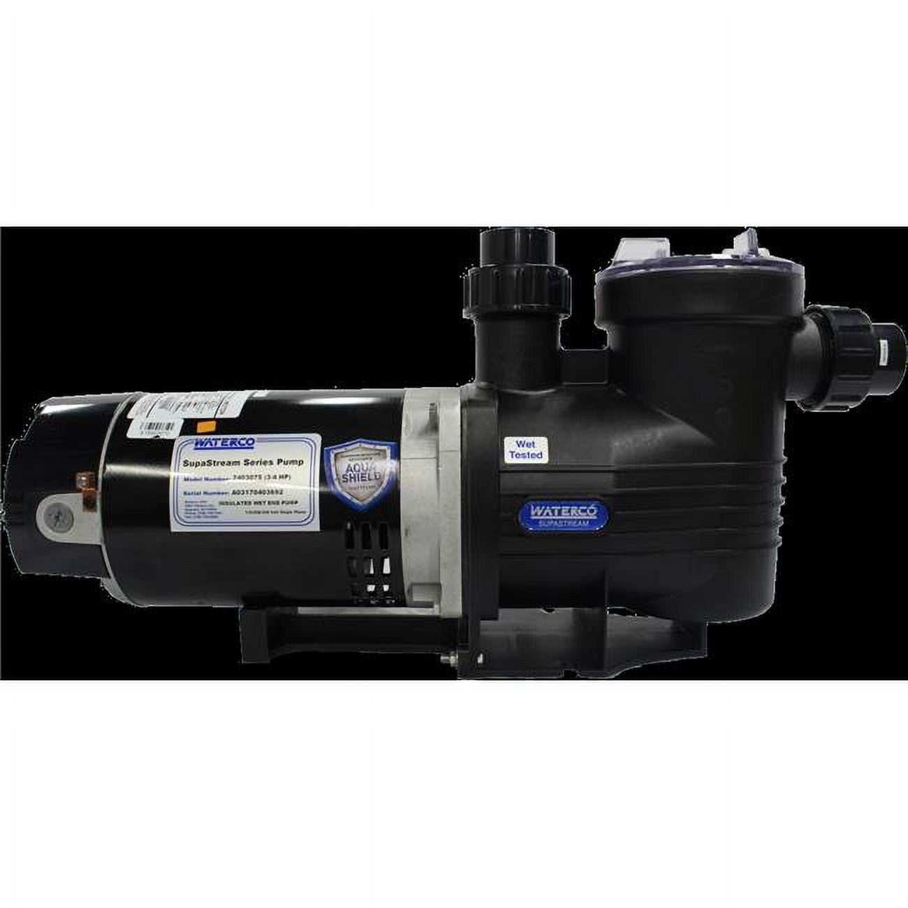 Waterco 2403075A 0.75 HP, 115 & 230V Supastream Pump - Walmart.com