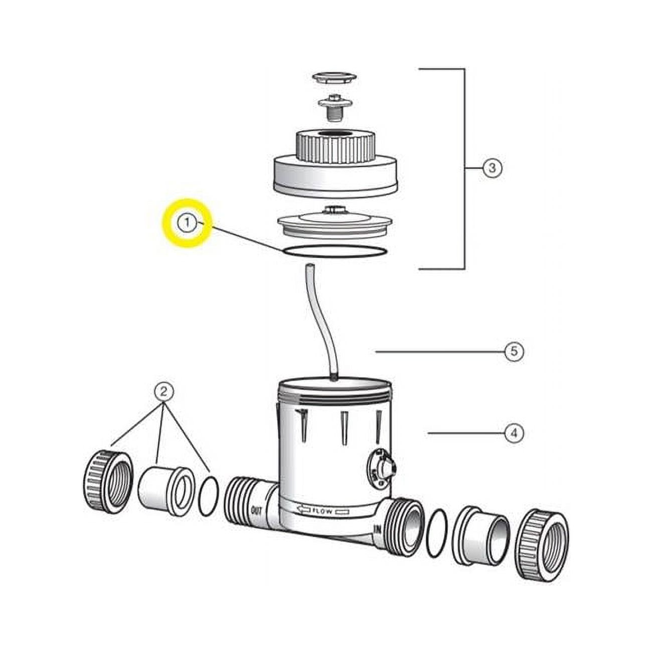 Waterco 255003 O-Ring for 1.5 in. Waterking Union - Walmart.com