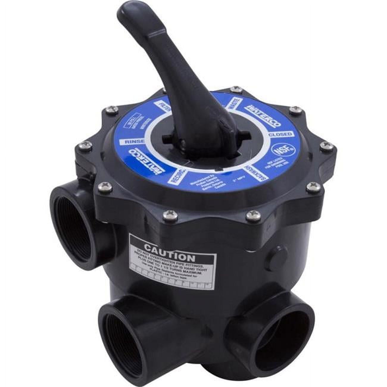 Waterco 30B0047 2 in. NSF Approved Multiport Valve Without Piping Side ...