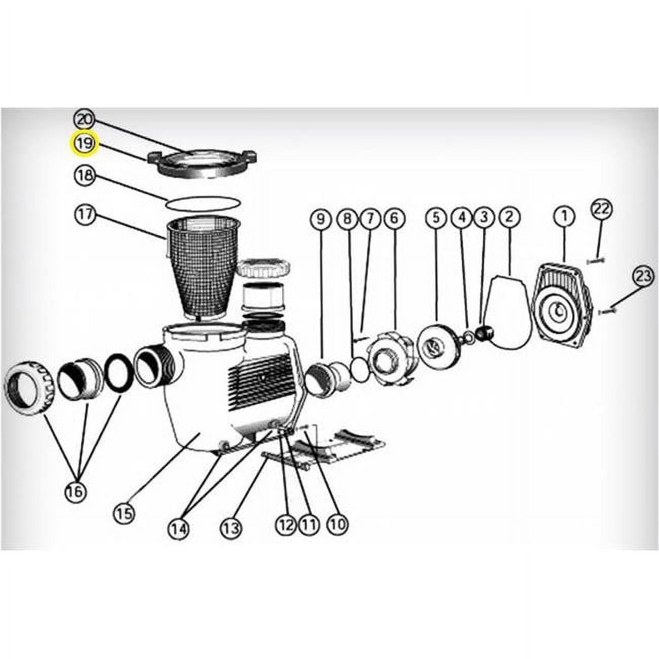 Waterco 634065 Hydrostar Strainer Lock Ring - Walmart.com