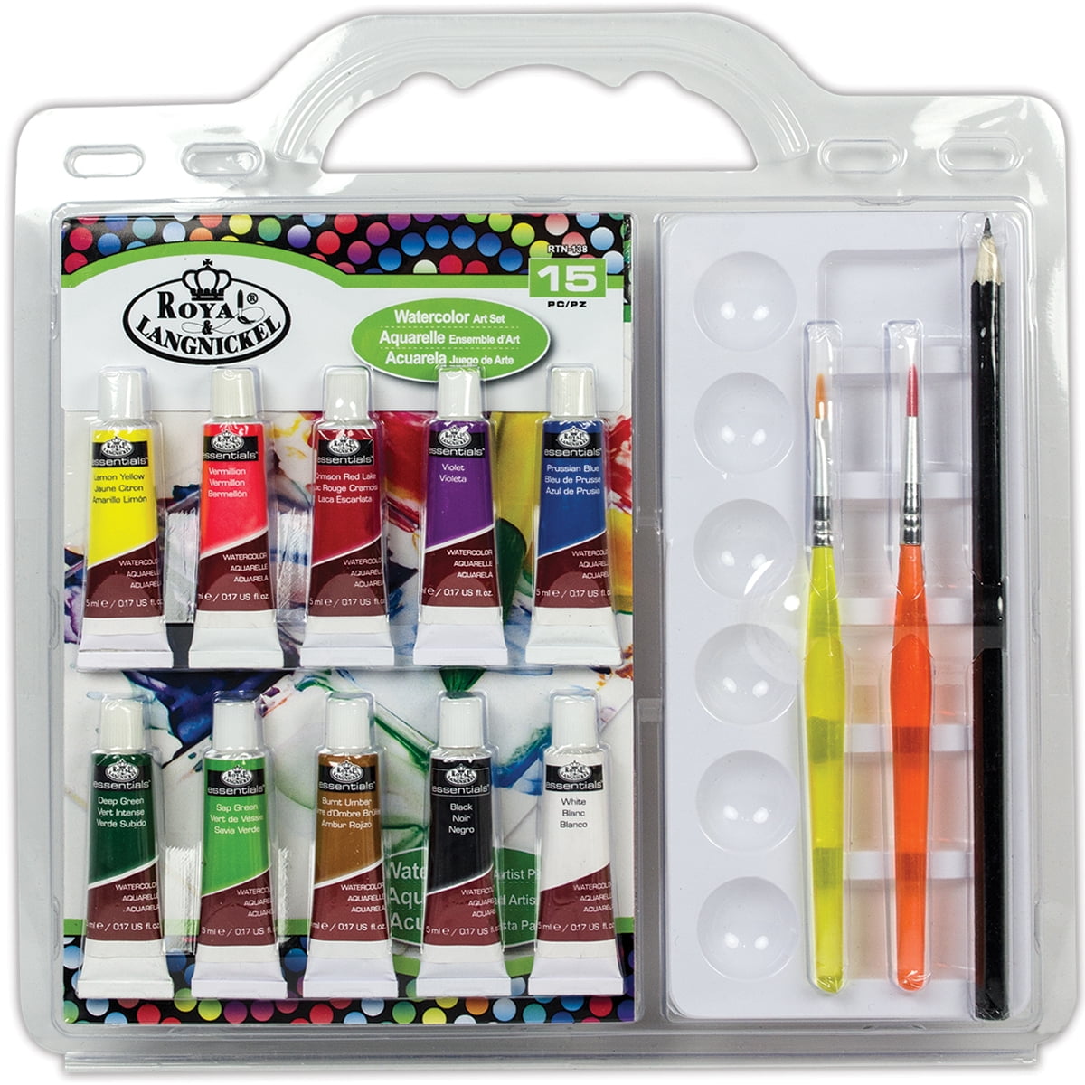 Royal & Langnickel Watercolor Art Set-Assorted Colors - Walmart.com