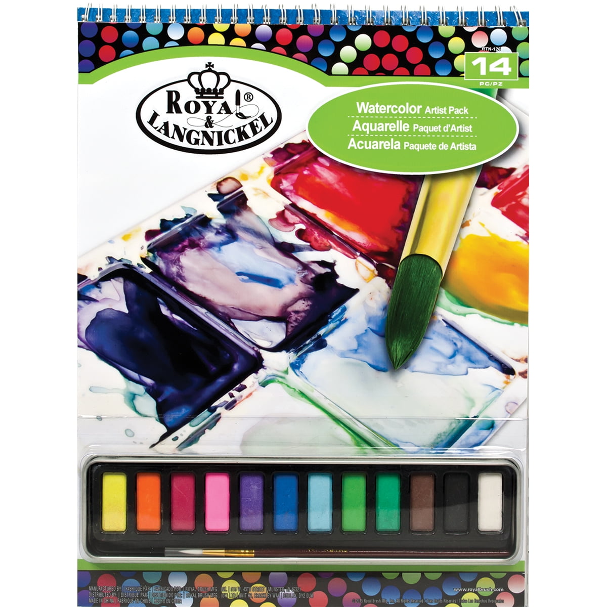 Watercolor Artist Pack-Assorted Colors - Walmart.com