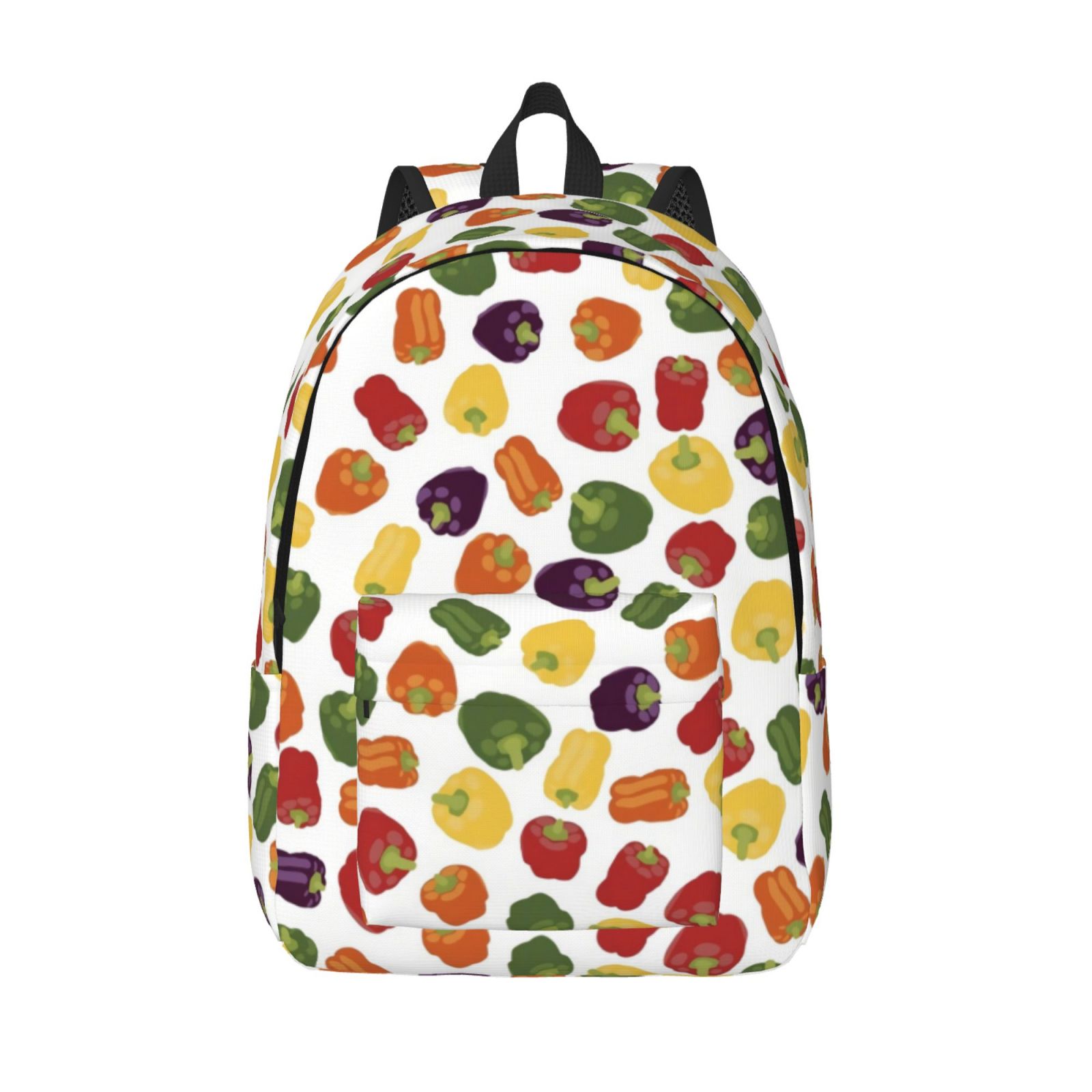 Watercolor Bell Pepper Pattern Backpack for Men Women Laptop Backpack ...
