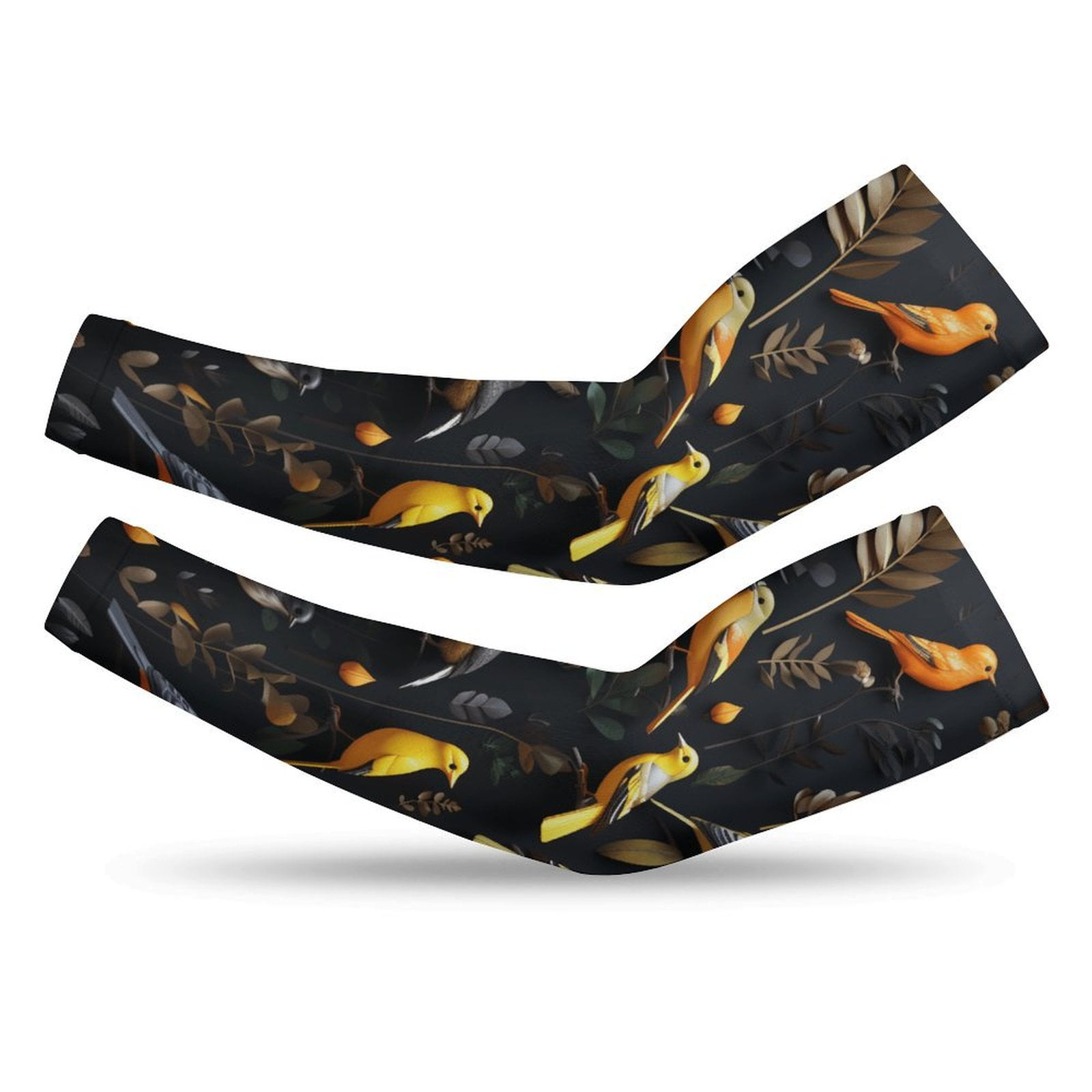 Watercolor Bird Gardening Sleeves Farm Sun Protection Arm Cooling ...