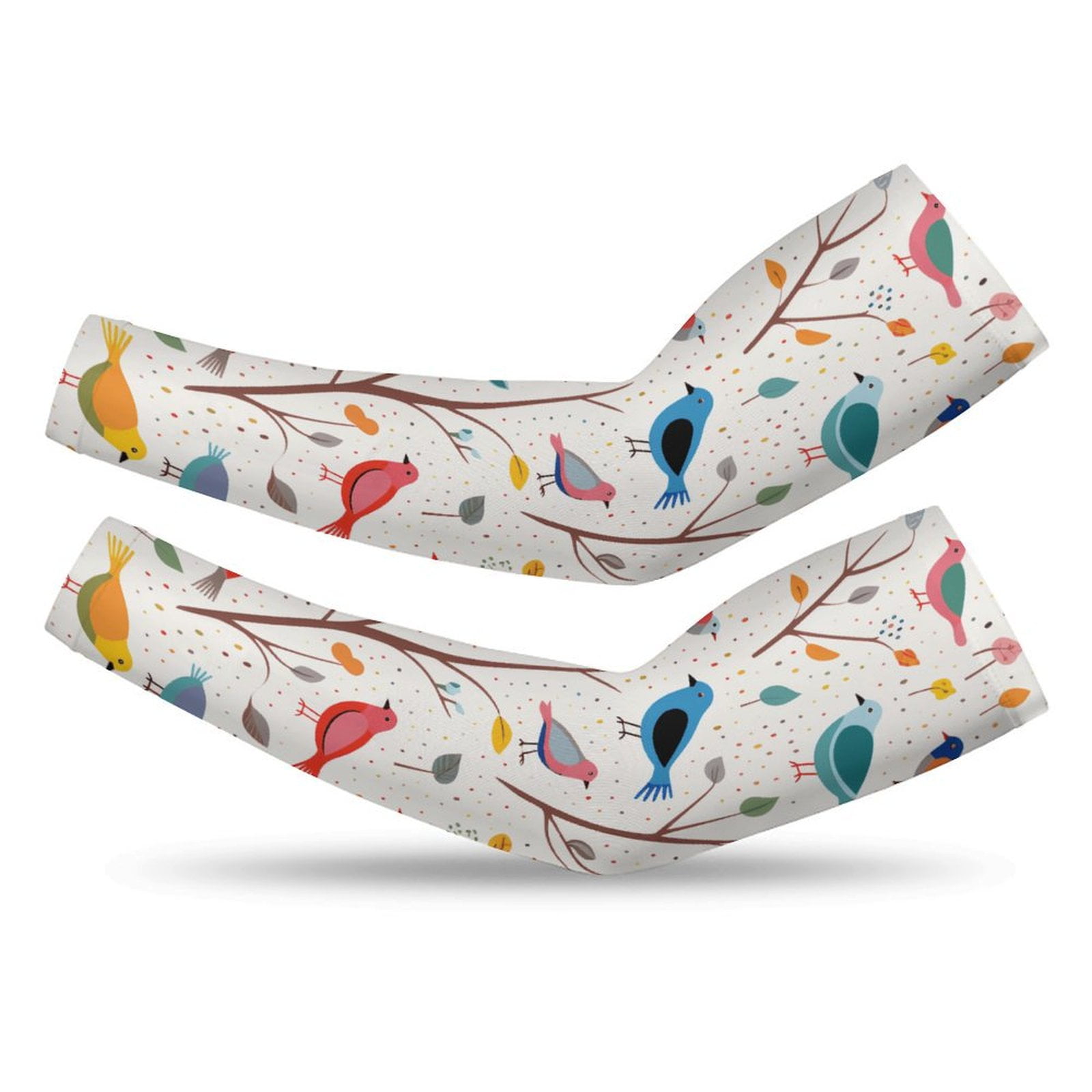 Watercolor Bird Gardening Sleeves Farm Sun Protection Arm Cooling ...