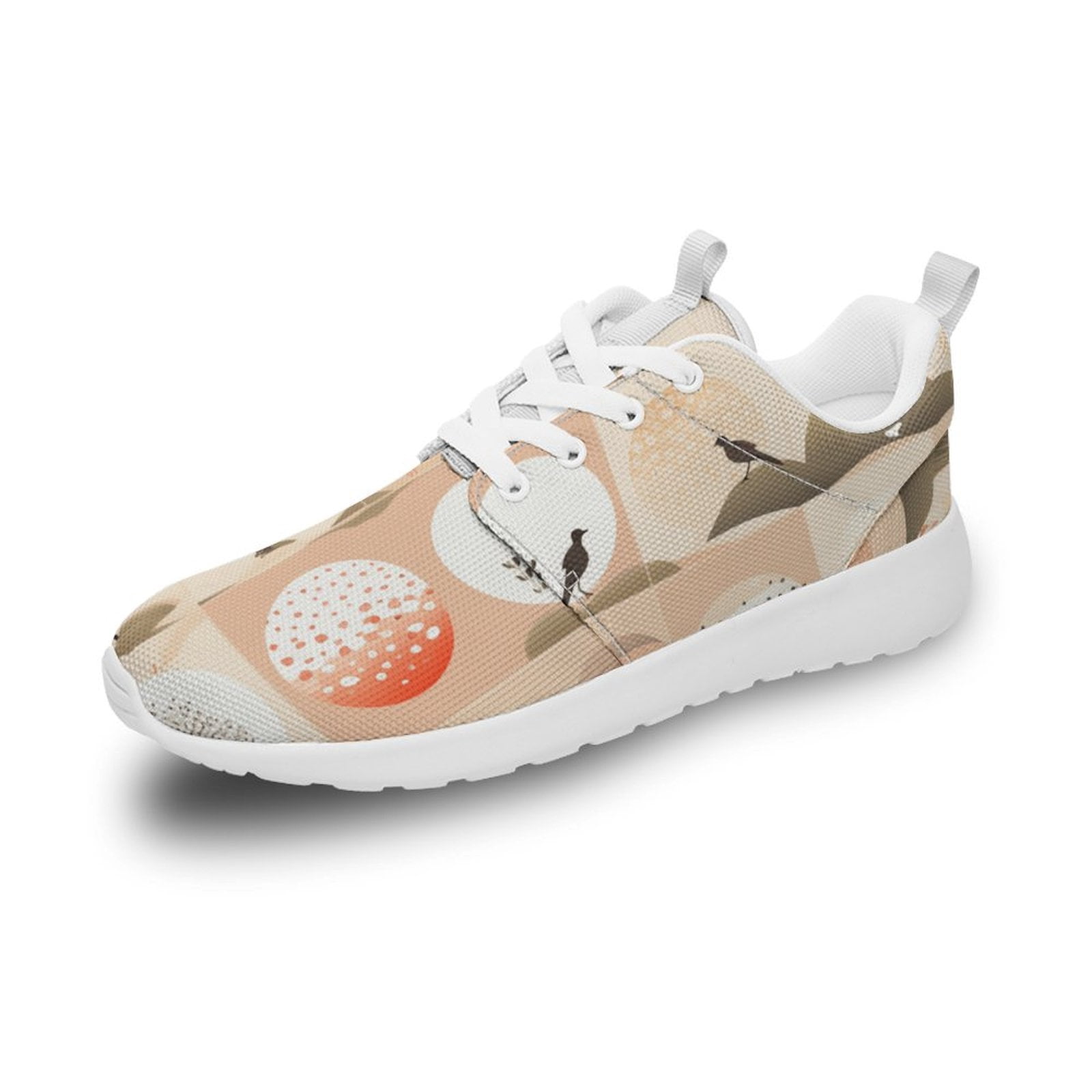 Watercolor Bird Unisex Running Shoes Non Slip Soft Lightweight Walking ...