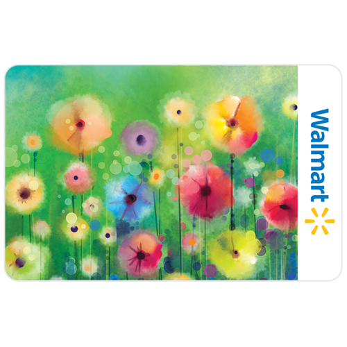 Watercolor Blossoms Walmart Gift Card - Walmart.com