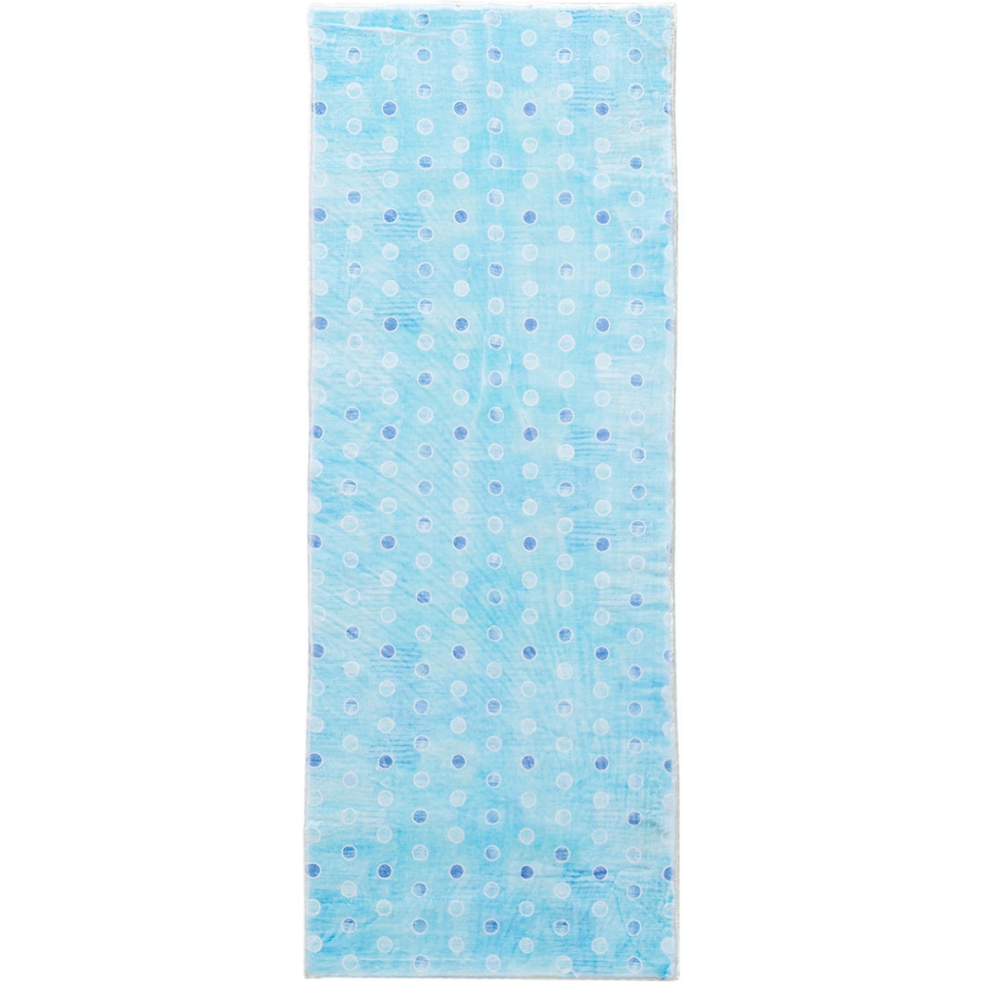 Watercolor Blues Cozy Living Accent and Bath Mat 21" x 54" CL2-AJR3004J ...