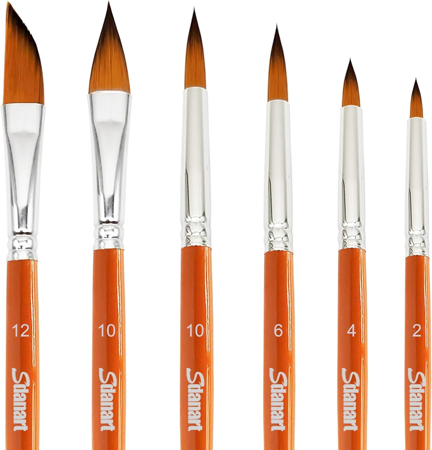 Watercolor Brushes Professional 6PCS Watercolor Paint Brushes for ...