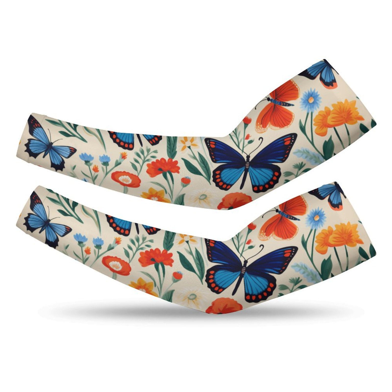 Watercolor Butterfly Protection Cooling Arm Sleeves For Men Women, Uv ...