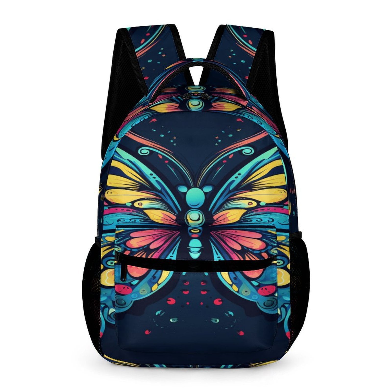 Watercolor Butterfly Student Bookbag Notebook Backpacks 3D Print ...
