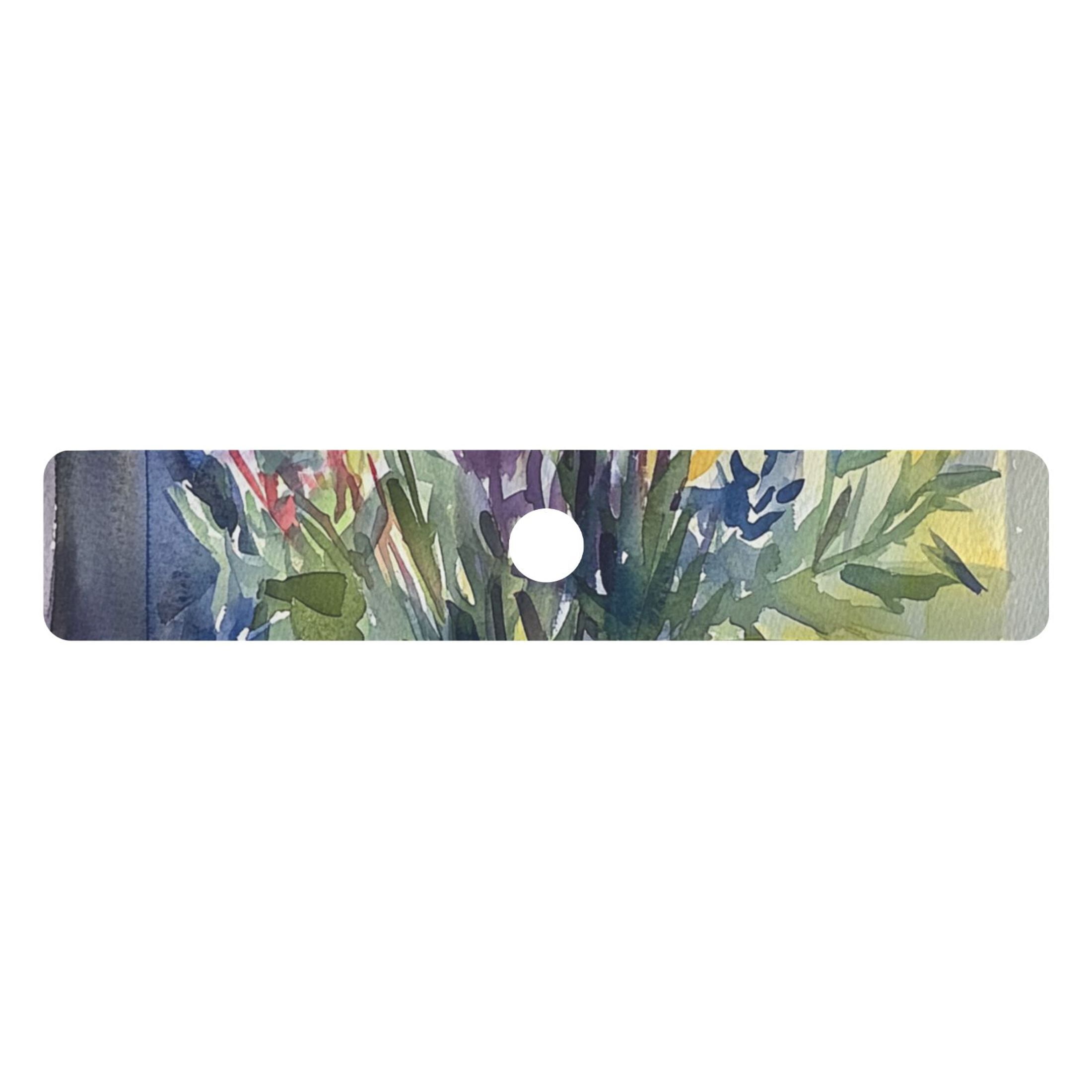 Watercolor Colorful Lavender Kitchen Sink Splash Guard, Silicone Sink ...