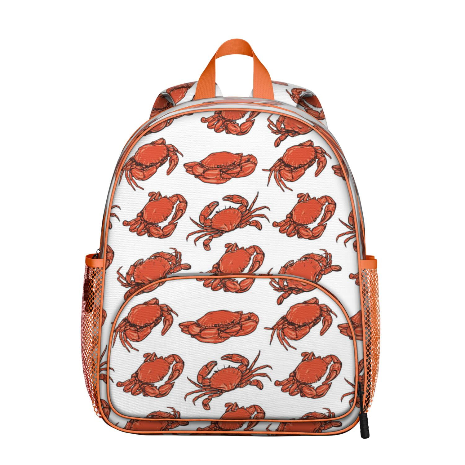 Watercolor Crab Student Backpack - Lightweight Water-Resistant School ...
