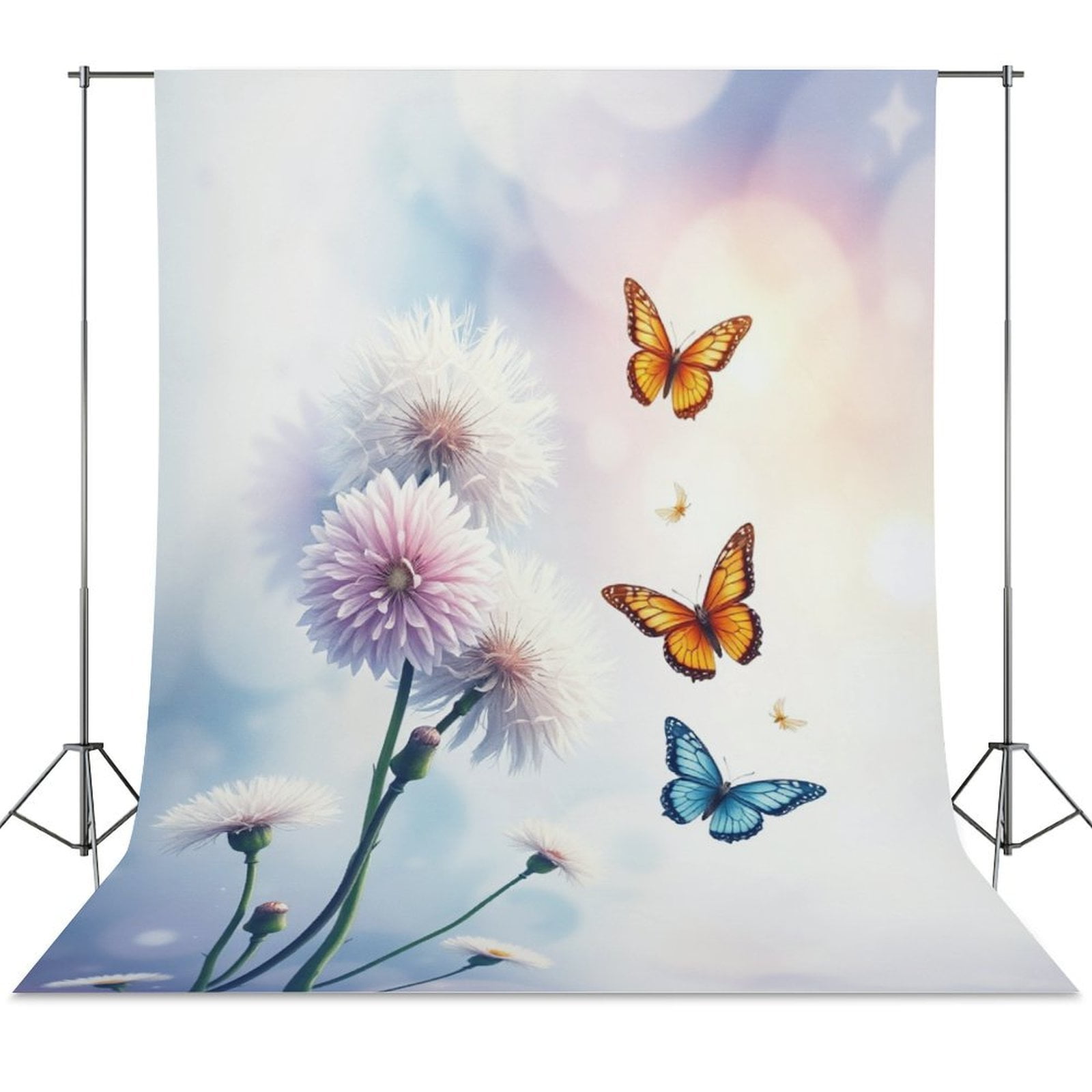 Watercolor Dandelion Decorations BackdropPortrait Photography ...