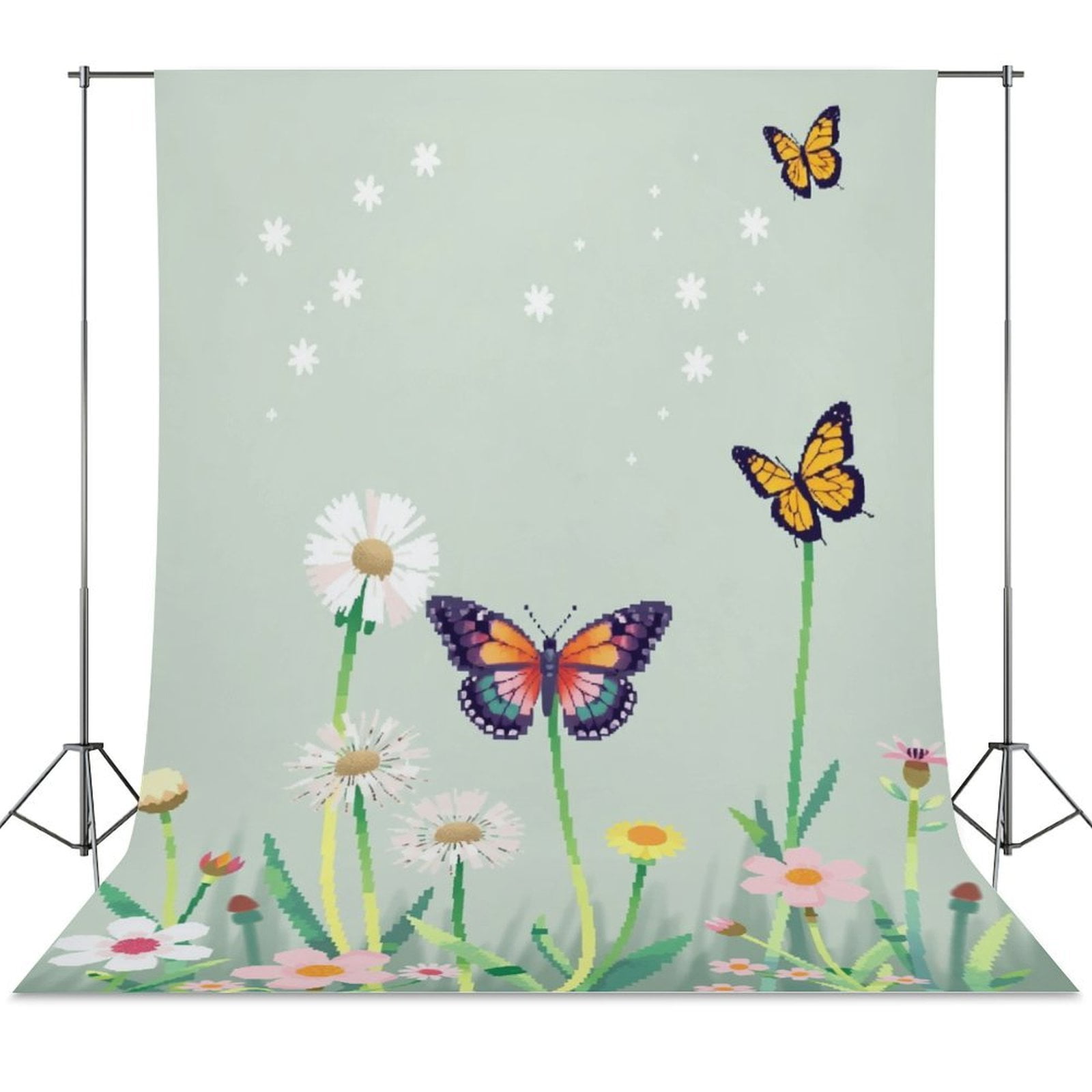 Watercolor Dandelion Party Backdrop Birthday Decoration Backgrounds for ...