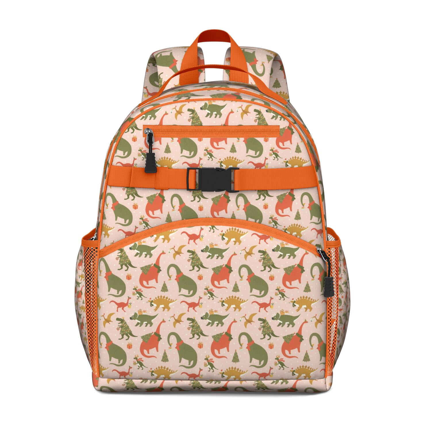 Watercolor Dinosaur Artistic Toddler Backpack with Retro Roaring Dino ...