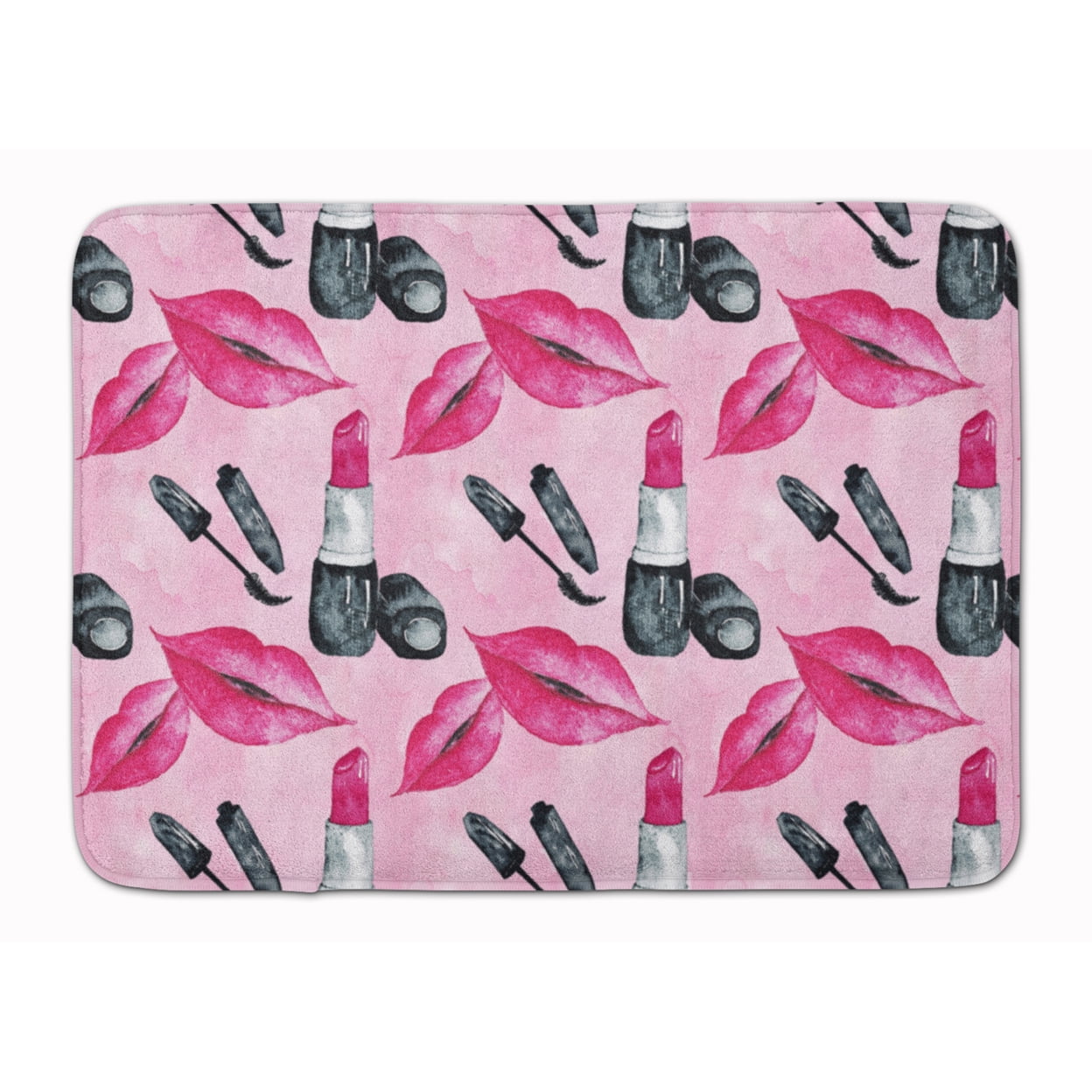Watercolor Diva Lipstick Machine Washable Memory Foam Mat - Walmart.com