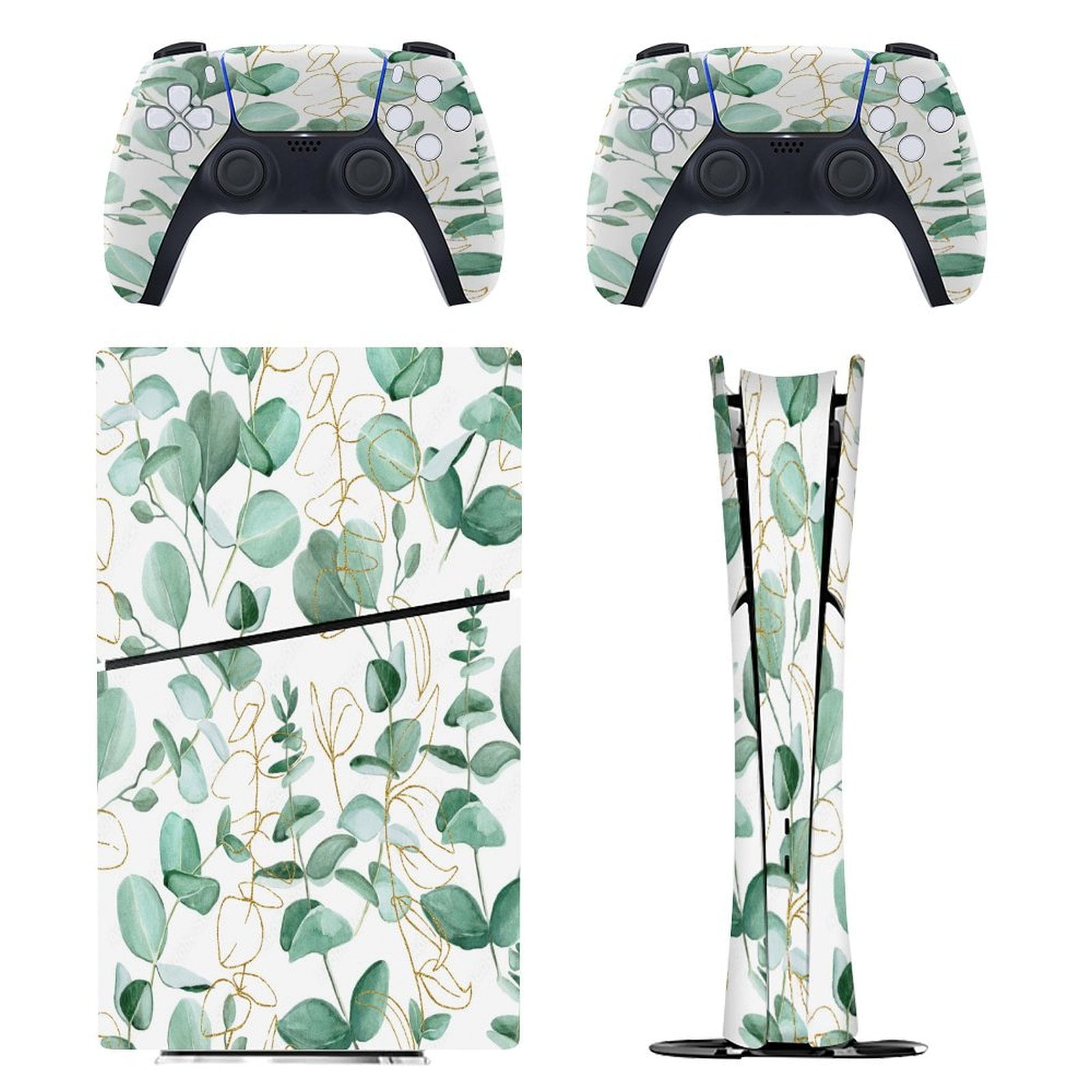 Watercolor Drawing Eucalyptus Leaves PS5/PS5 Pro/PS5 Slim Digital Disc ...