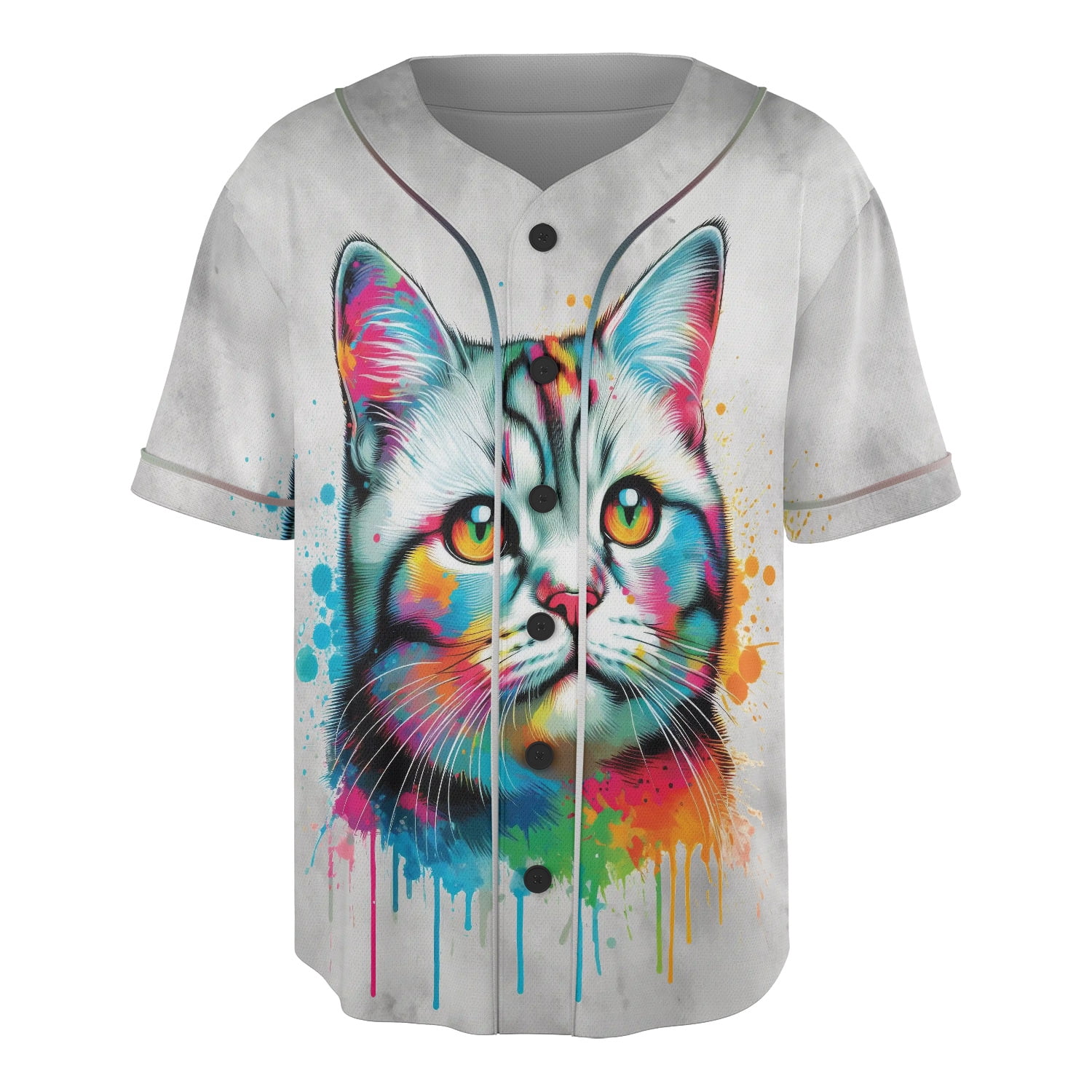 Watercolor Drip American Shorthair Pop Art Colorful Portrait Artwork ...