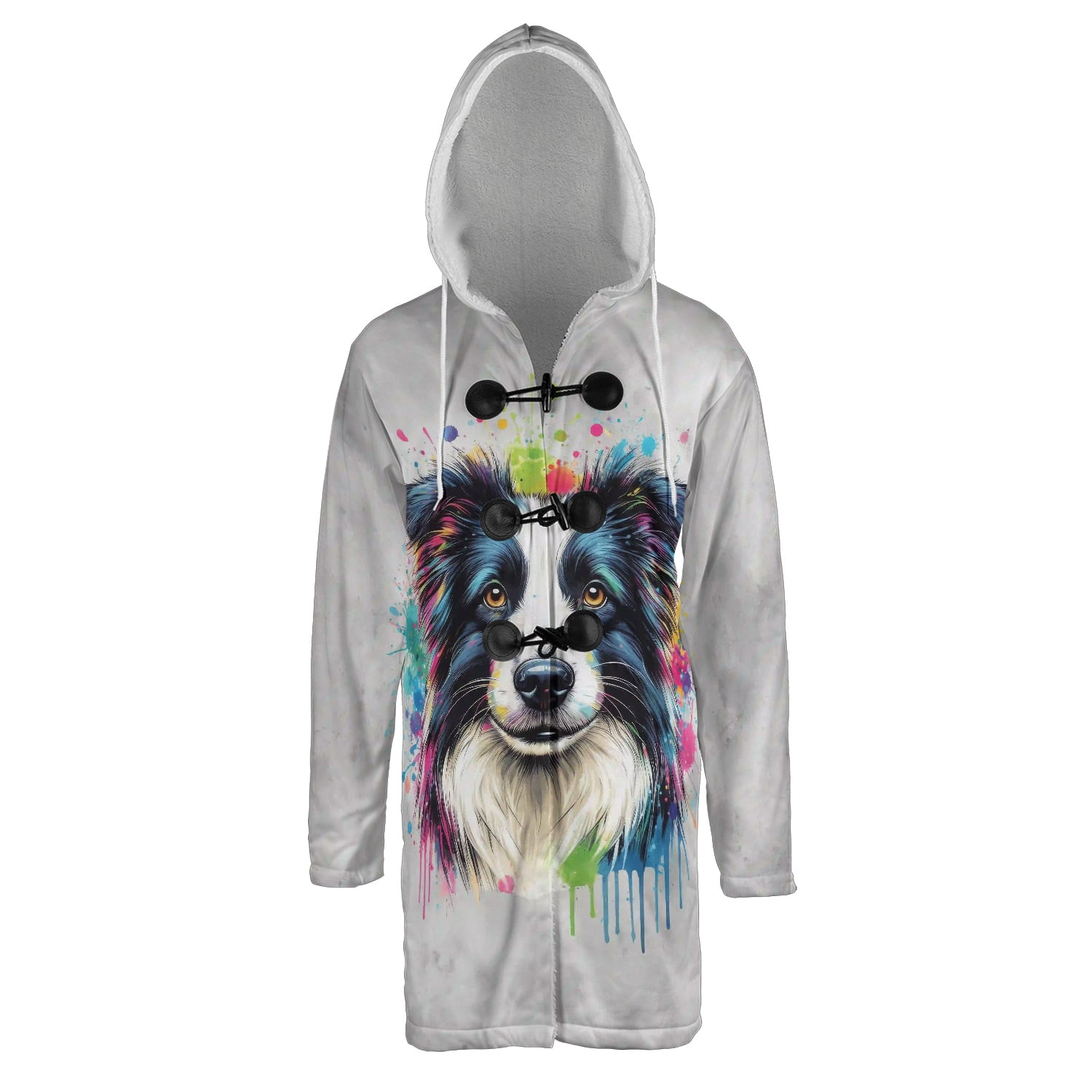 Watercolor Drip Border Collie Pop Art Colorful Portrait Artwork All ...