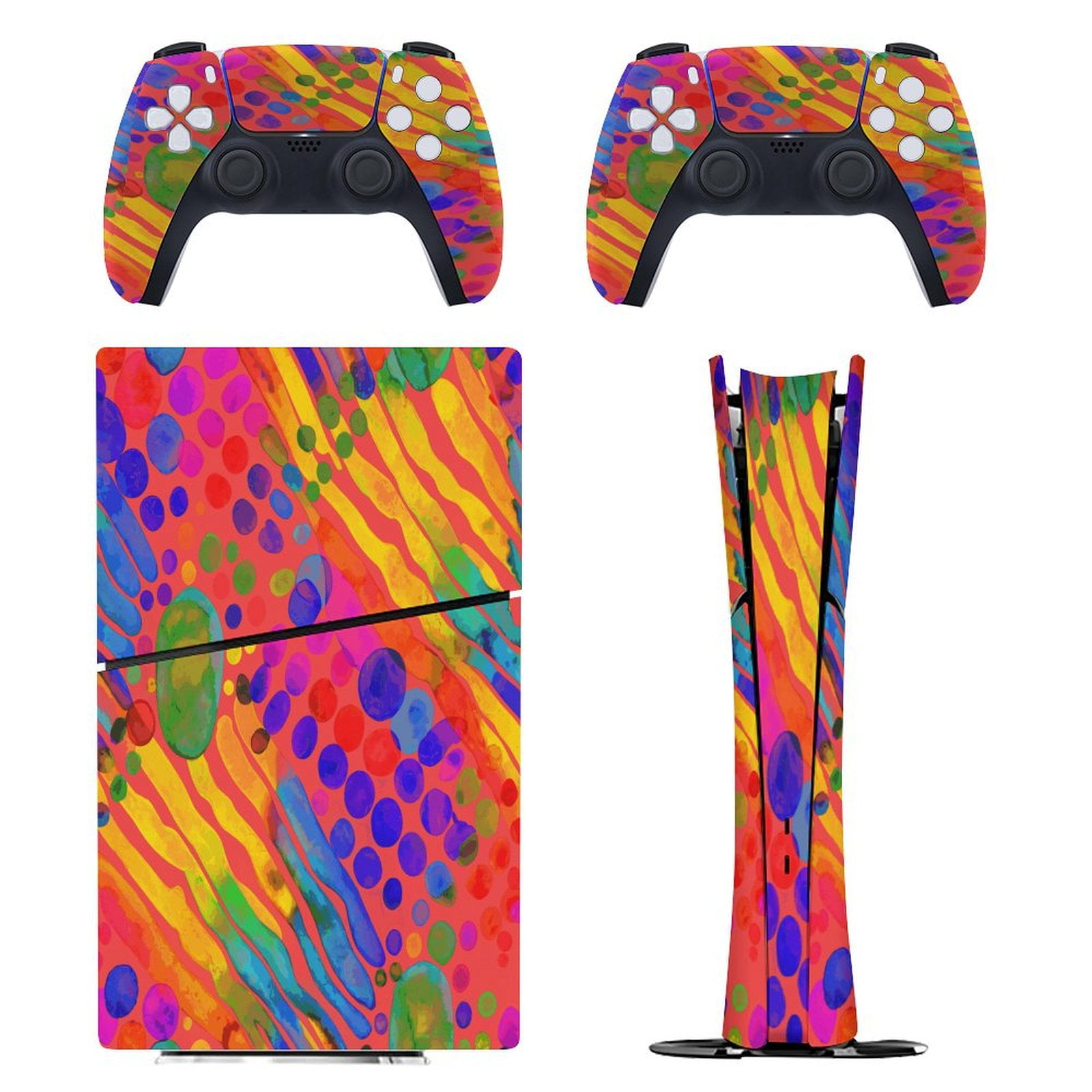 Watercolor, Dynamic PS5/PS5 Slim Digital Disc Skin Sticker For Console ...