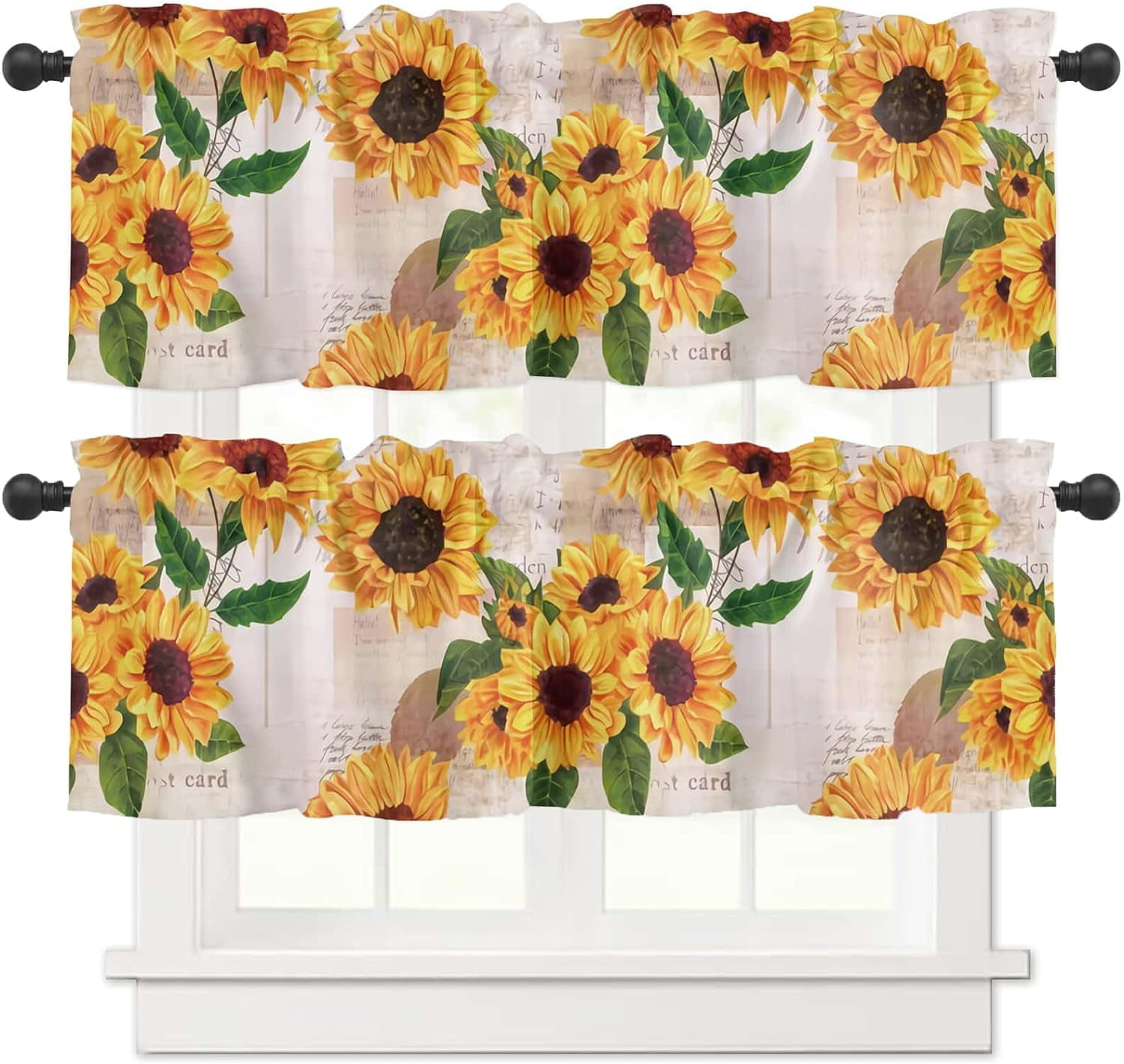 Watercolor Eucalyptus Window Valances Green Leaves Valances for Windows ...