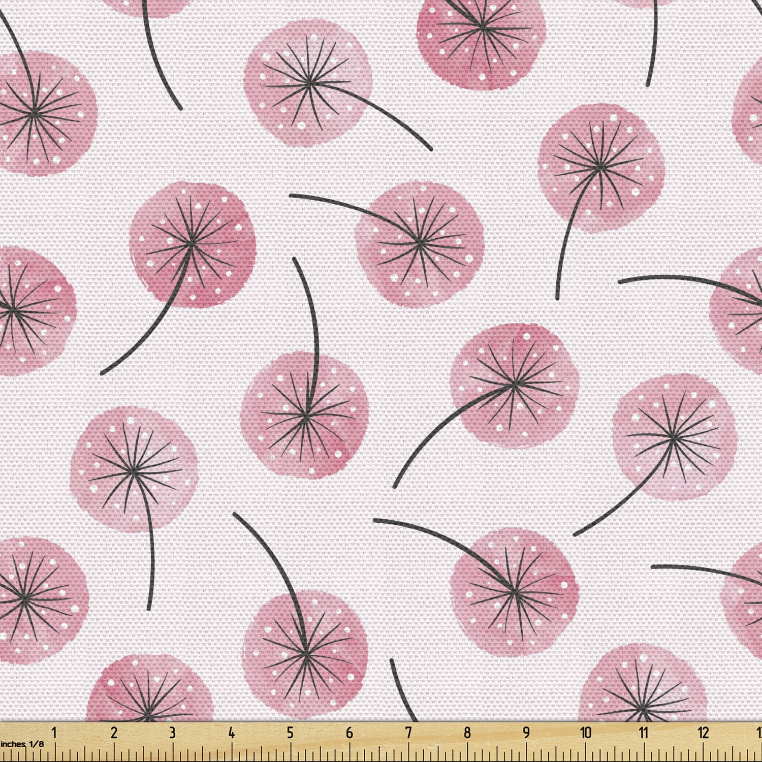 Watercolor Fabric by the Yard, Pastel Spring Pattern with Hand Painted ...