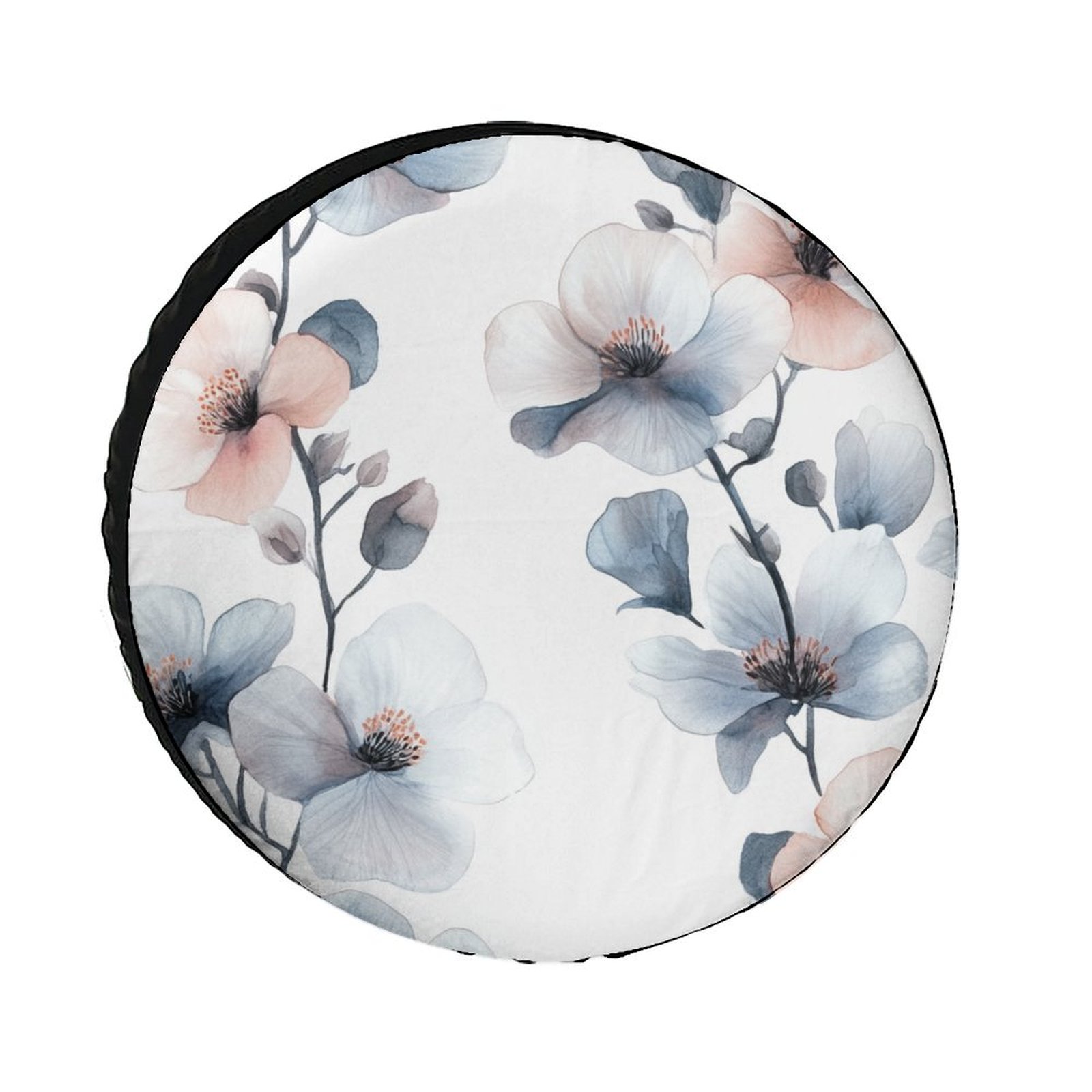 Watercolor Floral Camping Spare Tire Cover Spring Summer Farmhouse ...