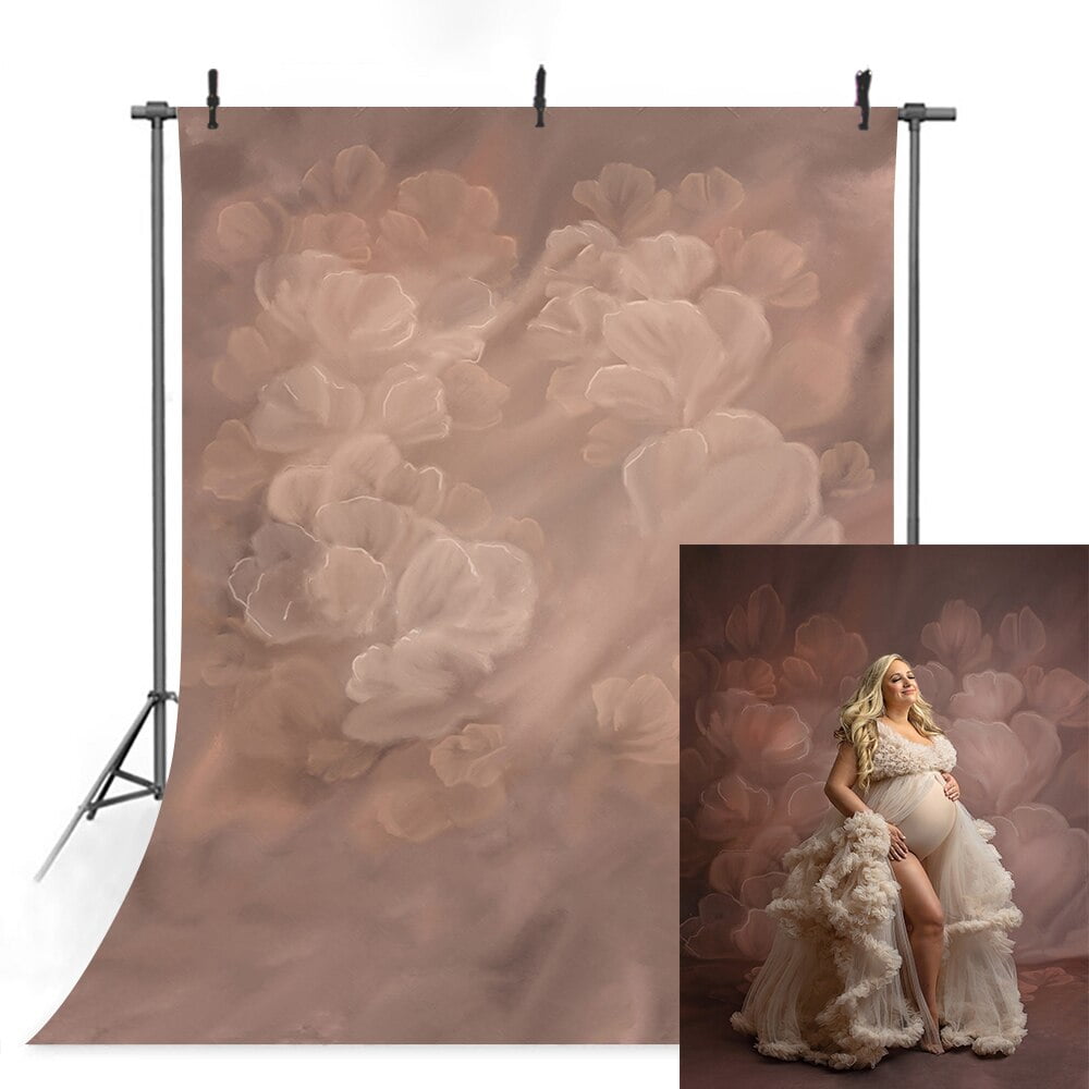 Watercolor Flower Photography Backdrops Woman Family Portrait Photocall ...