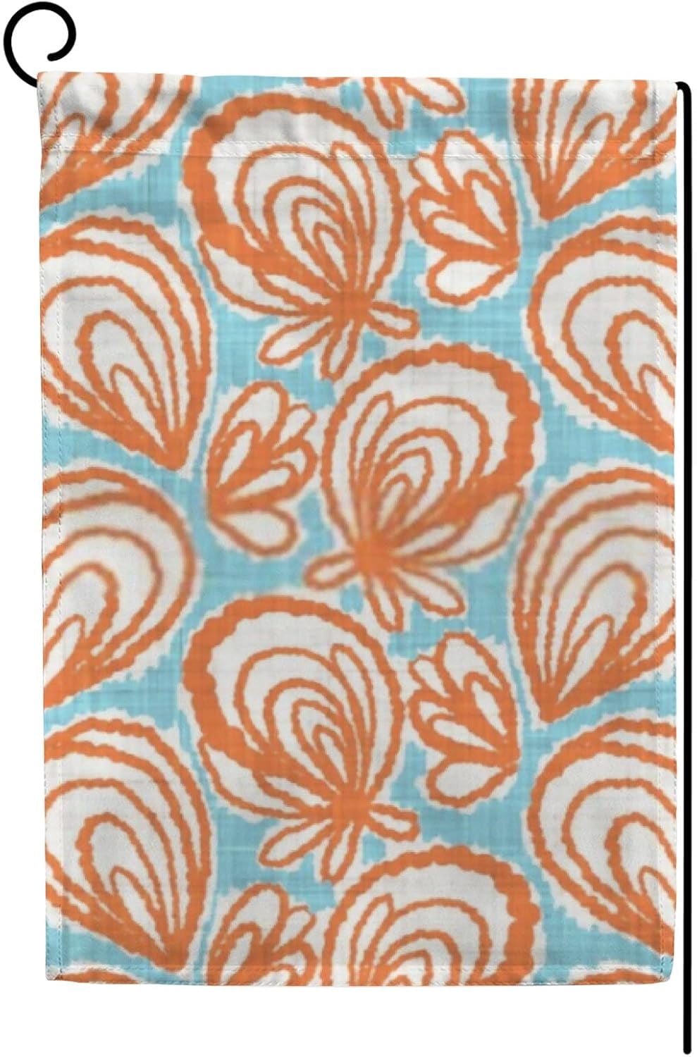 Watercolor Flower Scandi Style Colorful Garden Flag Vertical Double ...