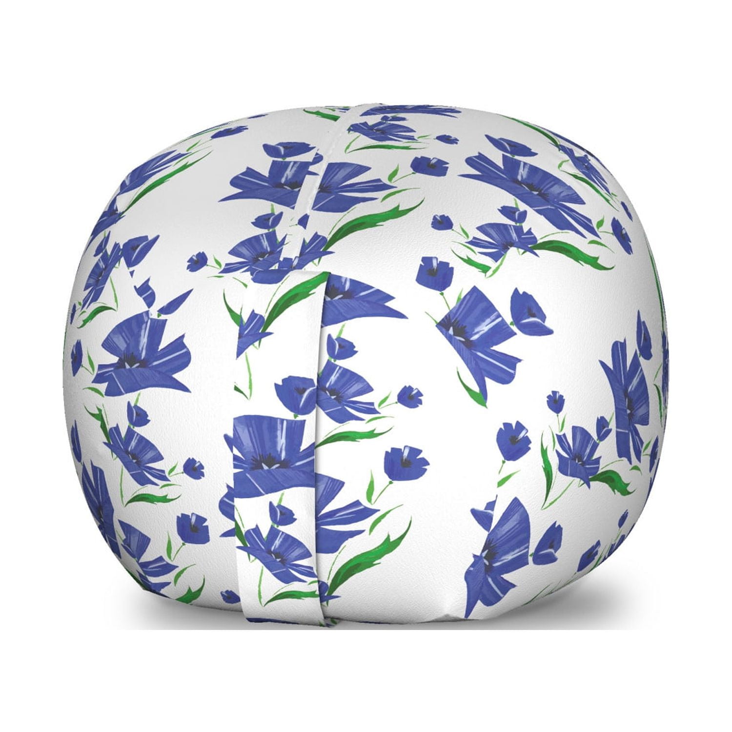 Watercolor Flowers Storage Toy Bag Chair, Cornflower Feng Shui Style ...