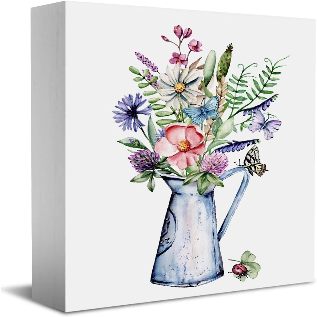 Watercolor Flowers Wildflower Rustic Farmhouse Spring Decorations ...